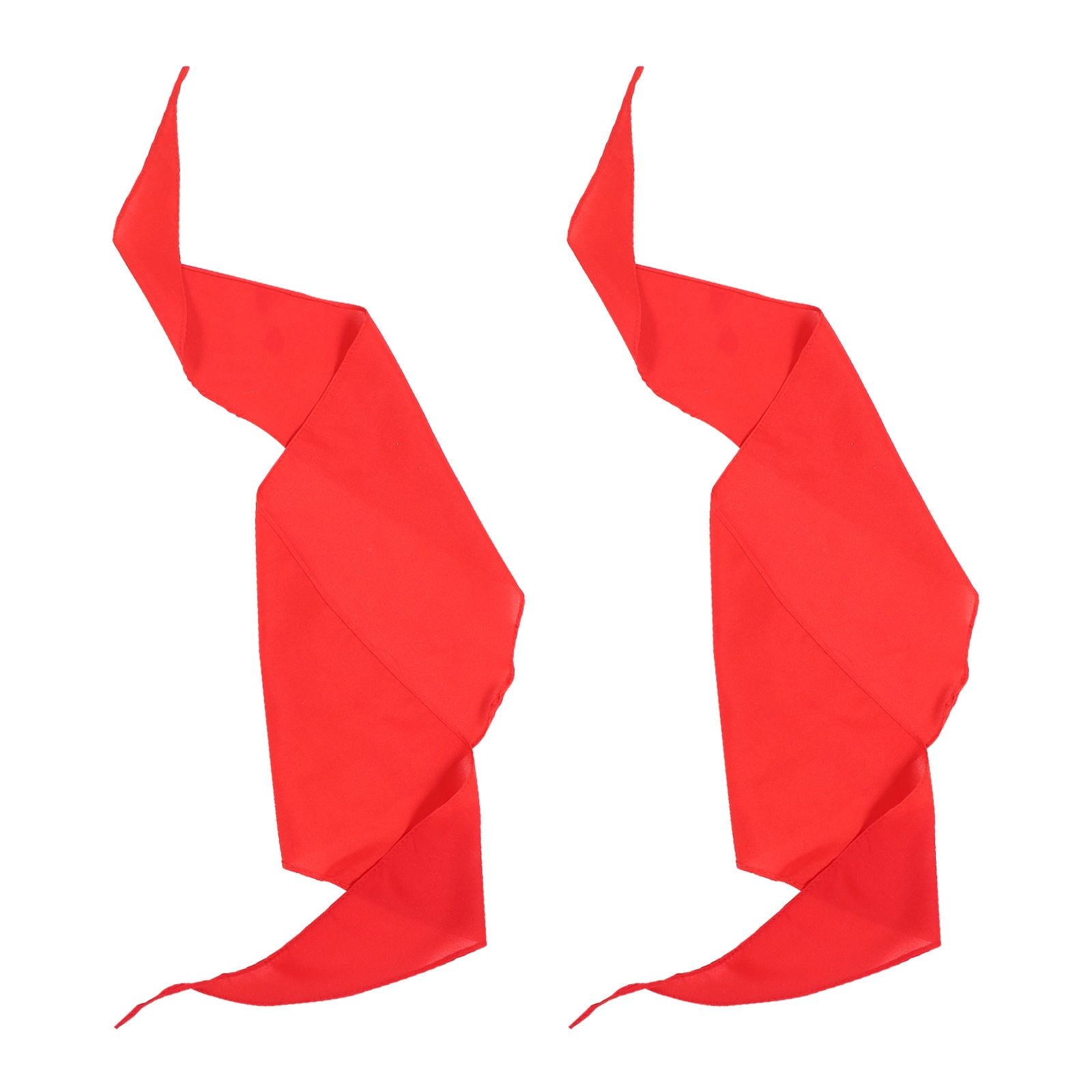 jojofuny Red Scarves for Kids Girls Classic Cloth 11.8X9.8X0.04in 2Pcs ...
