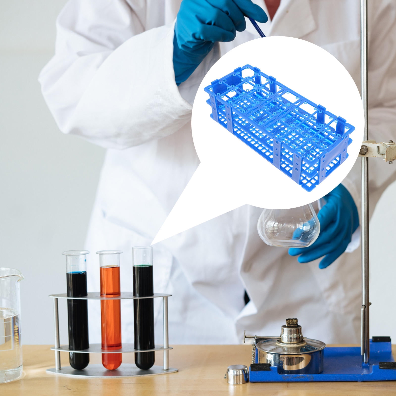 jojofuny Test Tube Stand 1Pcs Multipurpose Design Plastic Test Tube ...