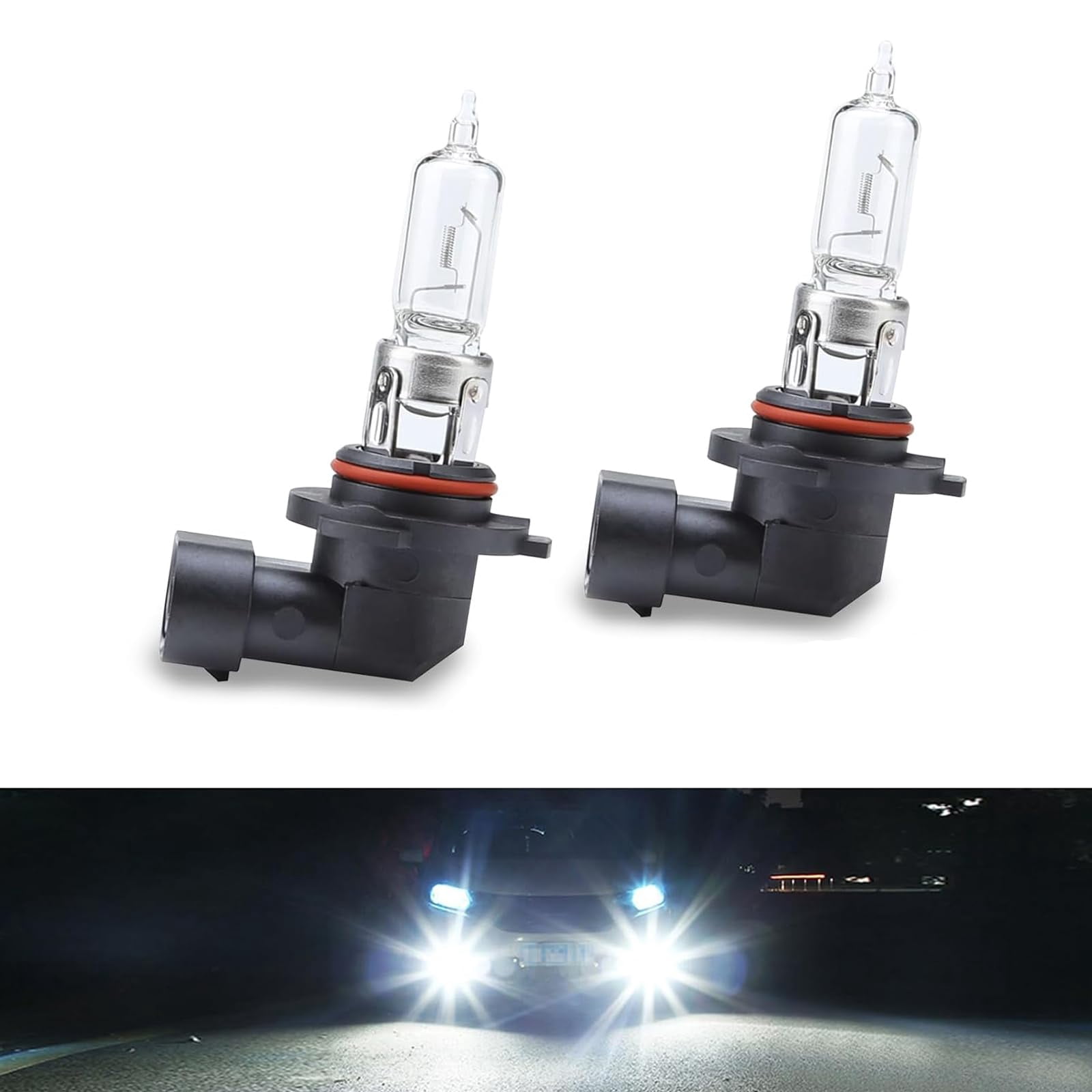 jokormo 2 PCS 9005 Automotive Halogen Bulb, 12V 55W Quartz Lamp Super ...