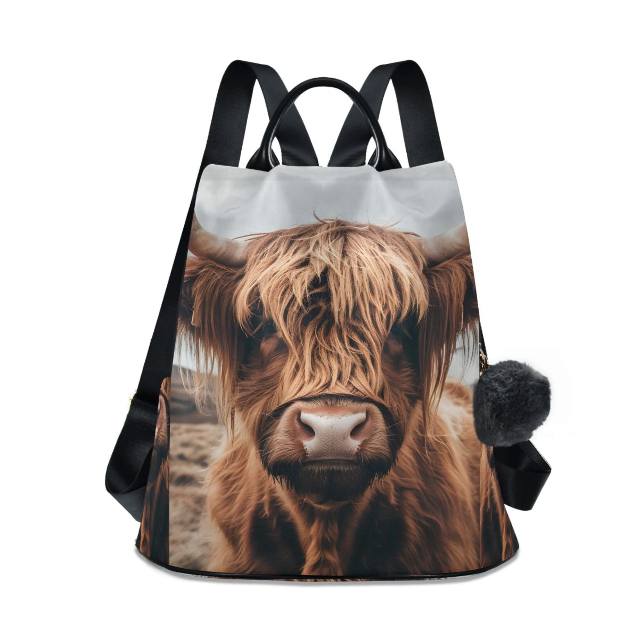 joogoo A Highland Cow Backpack Purse for Women Anti Theft Fashion ...
