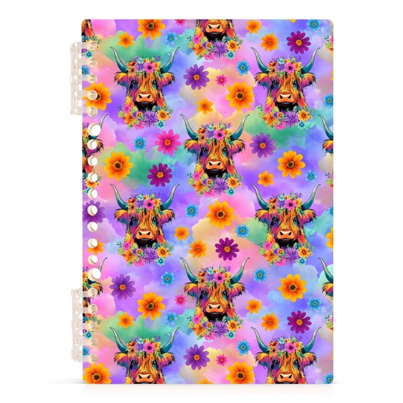Floral Spiral Notebook