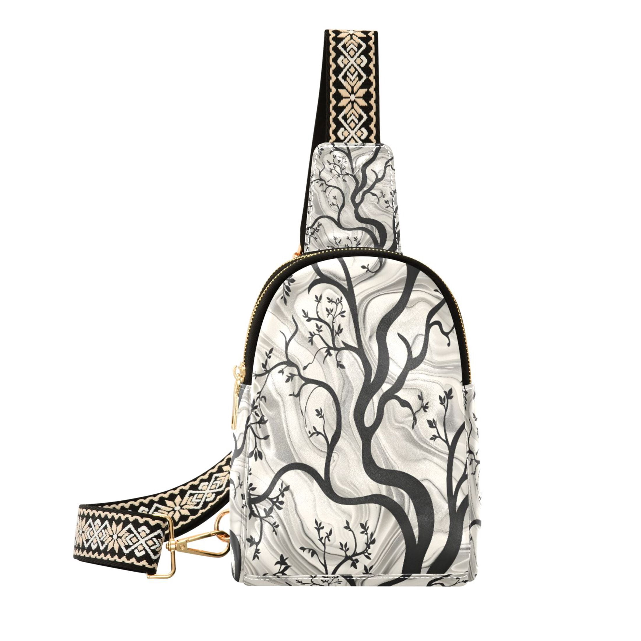 joogoo Artistic Tree Branch Sling Backpack Crossbody Shoulder Bags ...
