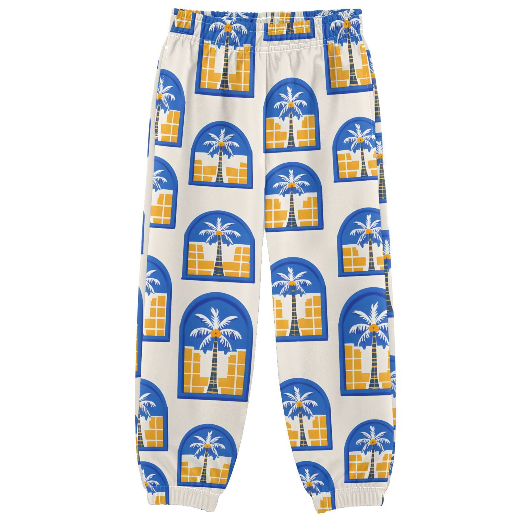 joogoo Blue Summerpalm Tree Boys' Sweatpants Jogger Pants 4T - Walmart.com