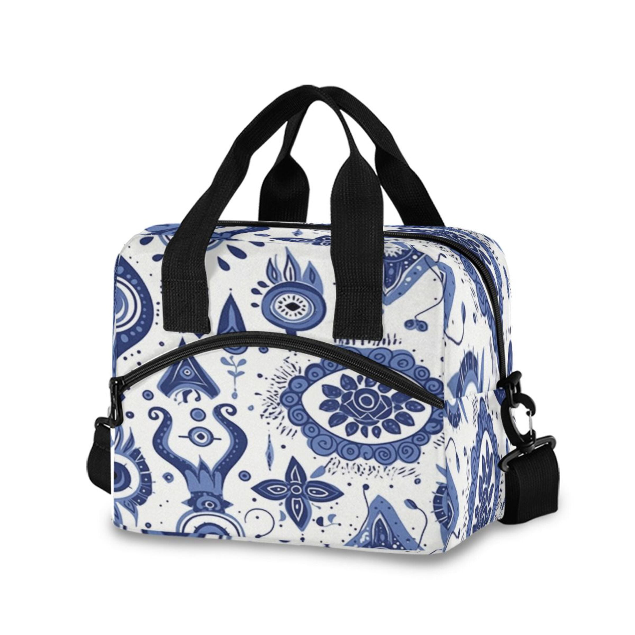 joogoo Bohomia India Eyes Insulated Lunch Bags Reusable Cooler Box with ...