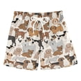 joogoo Boy Swim Trunks Dogs Cartoon Bathing Beach Board Shorts S ...