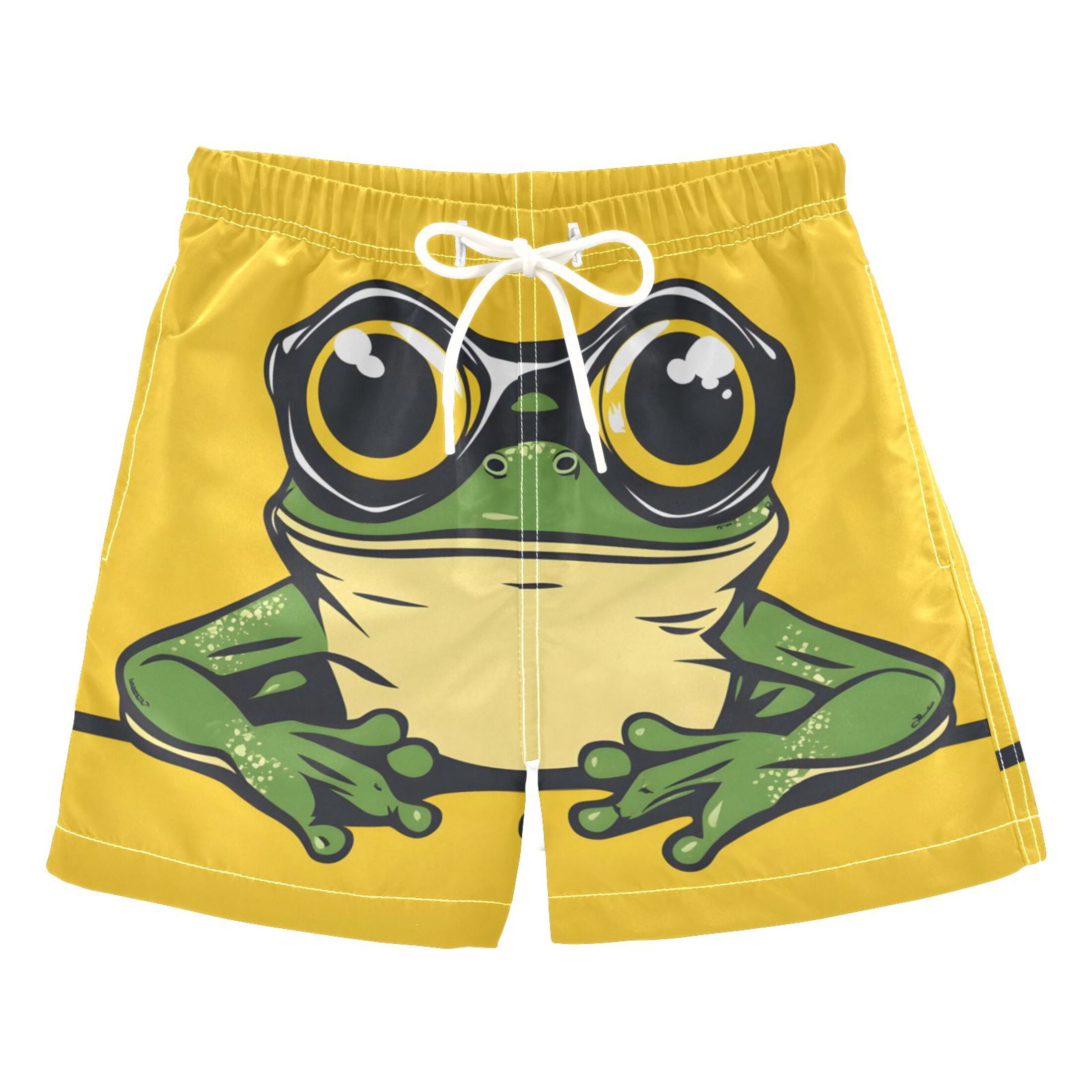 joogoo Boy Swim Trunks Frog Bathing Beach Board Shorts Medium - Walmart.com