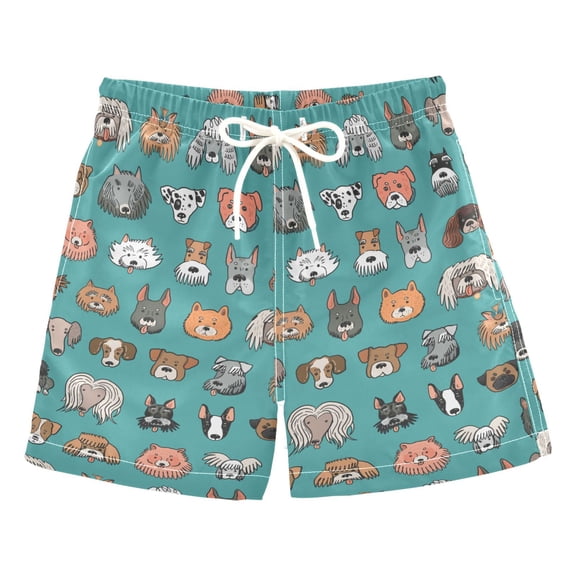 joogoo Boys Swim Trunks Vehicle Car Cartoon Beach Board Shorts ...