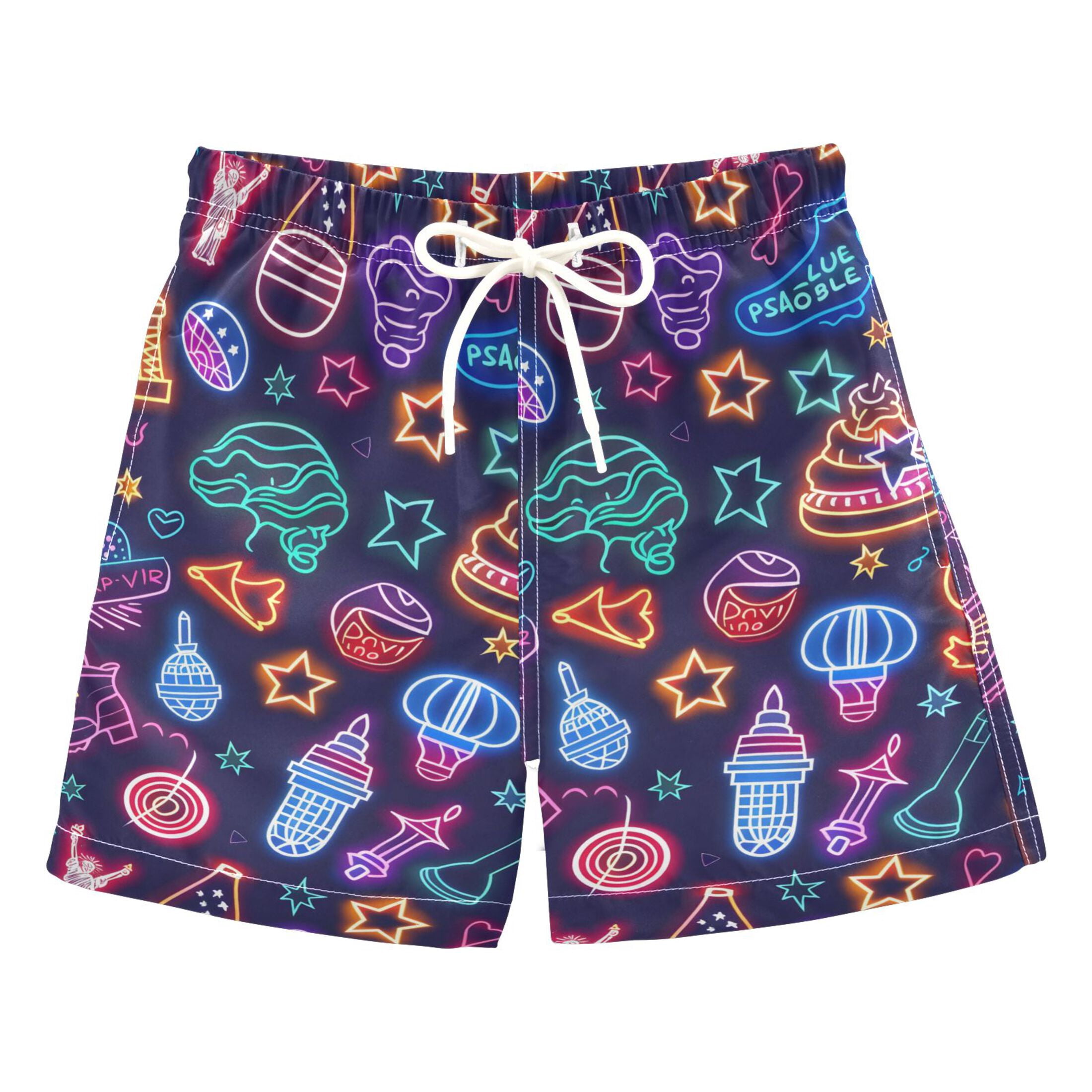 joogoo Boys Swim Trunks Magic Cute Pattern Beach Board Shorts ...