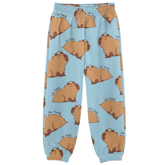 joogoo Capybara Animals Boys' Sweatpants Jogger Pants 7-8Y - Walmart.com