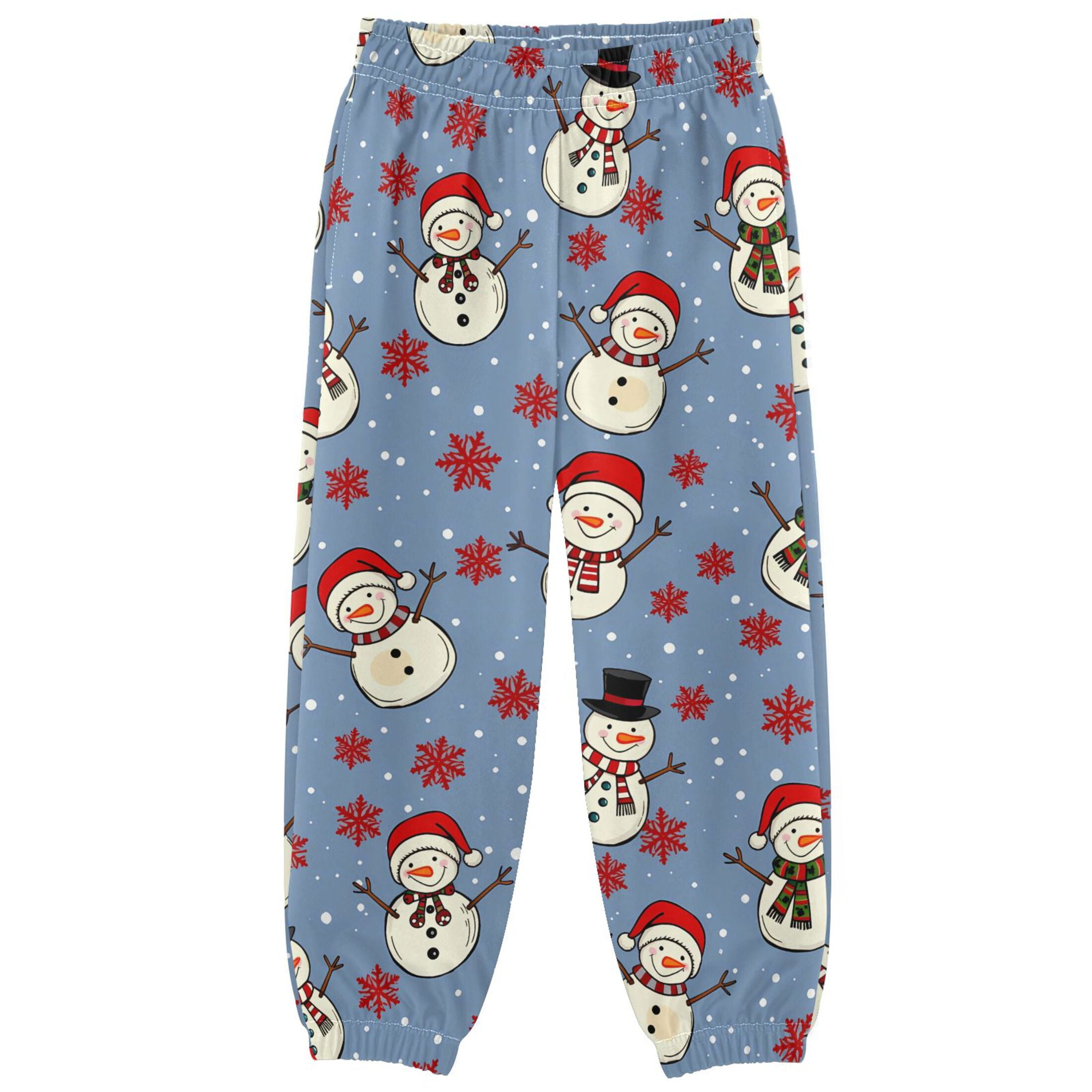 joogoo Christmas Snowman Snowflakes Boys' Sweatpants Jogger Pants 4T ...