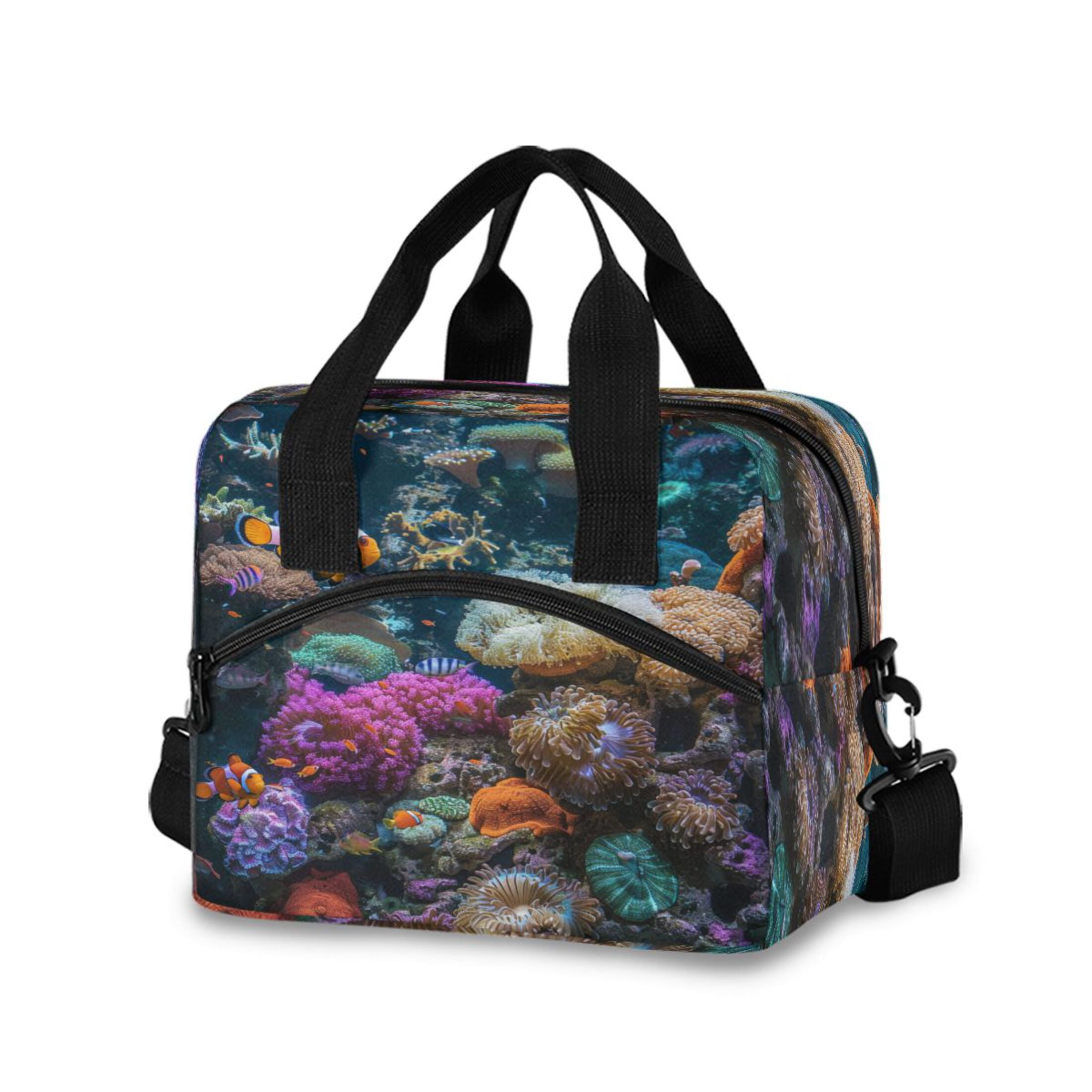 joogoo Clownfish Corals under The Sea Insulated Lunch Bags Reusable ...