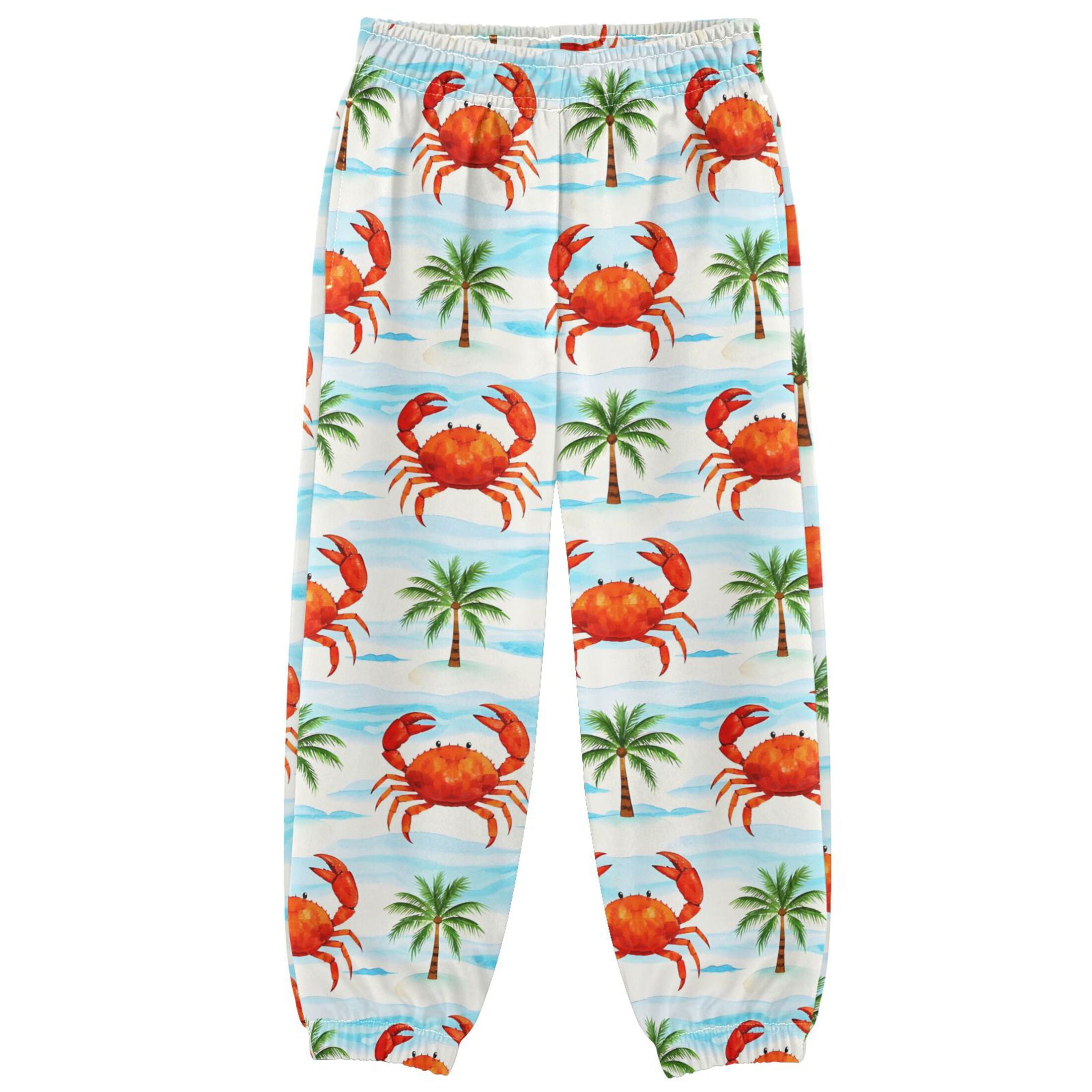 joogoo Crab Coconut Tree Boys' Sweatpants Jogger Pants 5-6Y - Walmart.com