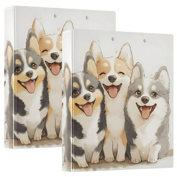 3 Ring Binder 1.5 inch Round Rings with Interior Pockets Binders ...