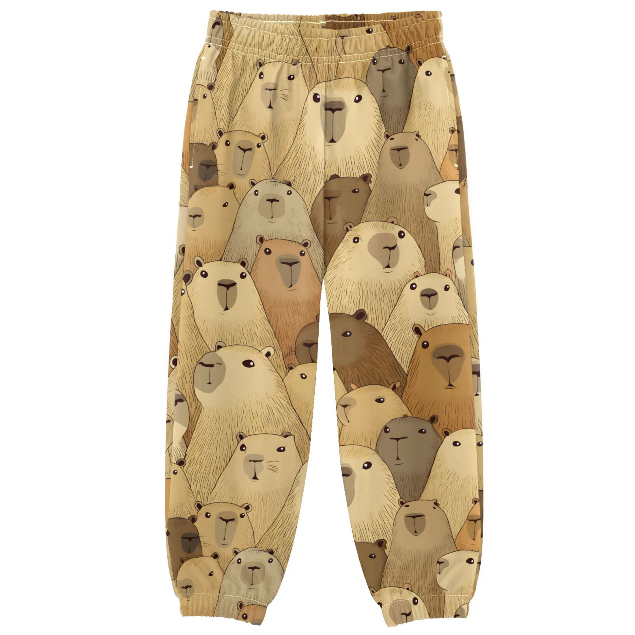 joogoo Doodle Capybara Boys' Sweatpants Jogger Pants 5-6Y - Walmart.com
