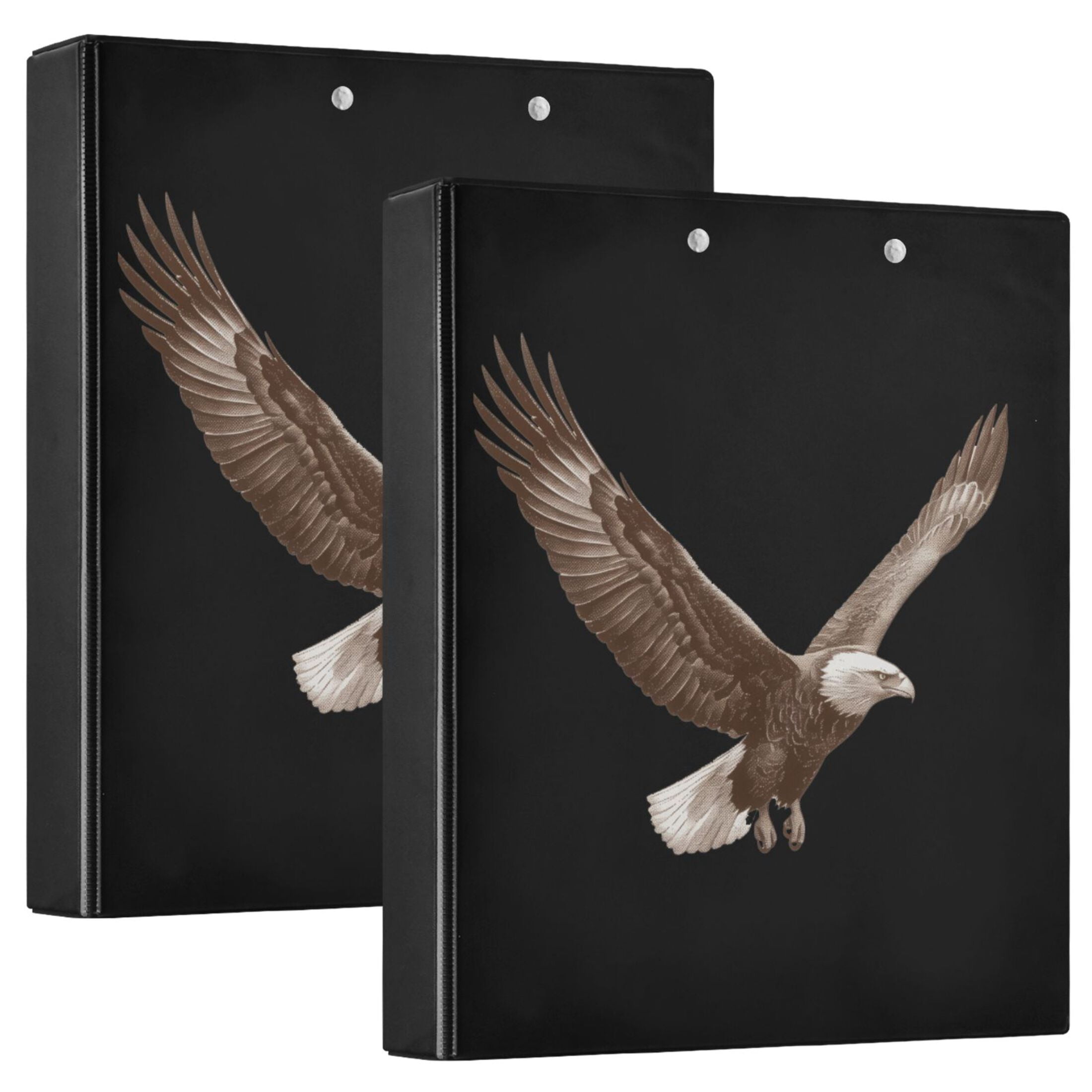 joogoo Eagle Flying Hardcover 3 Ring Binder 1.5" Round Rings Interior ...