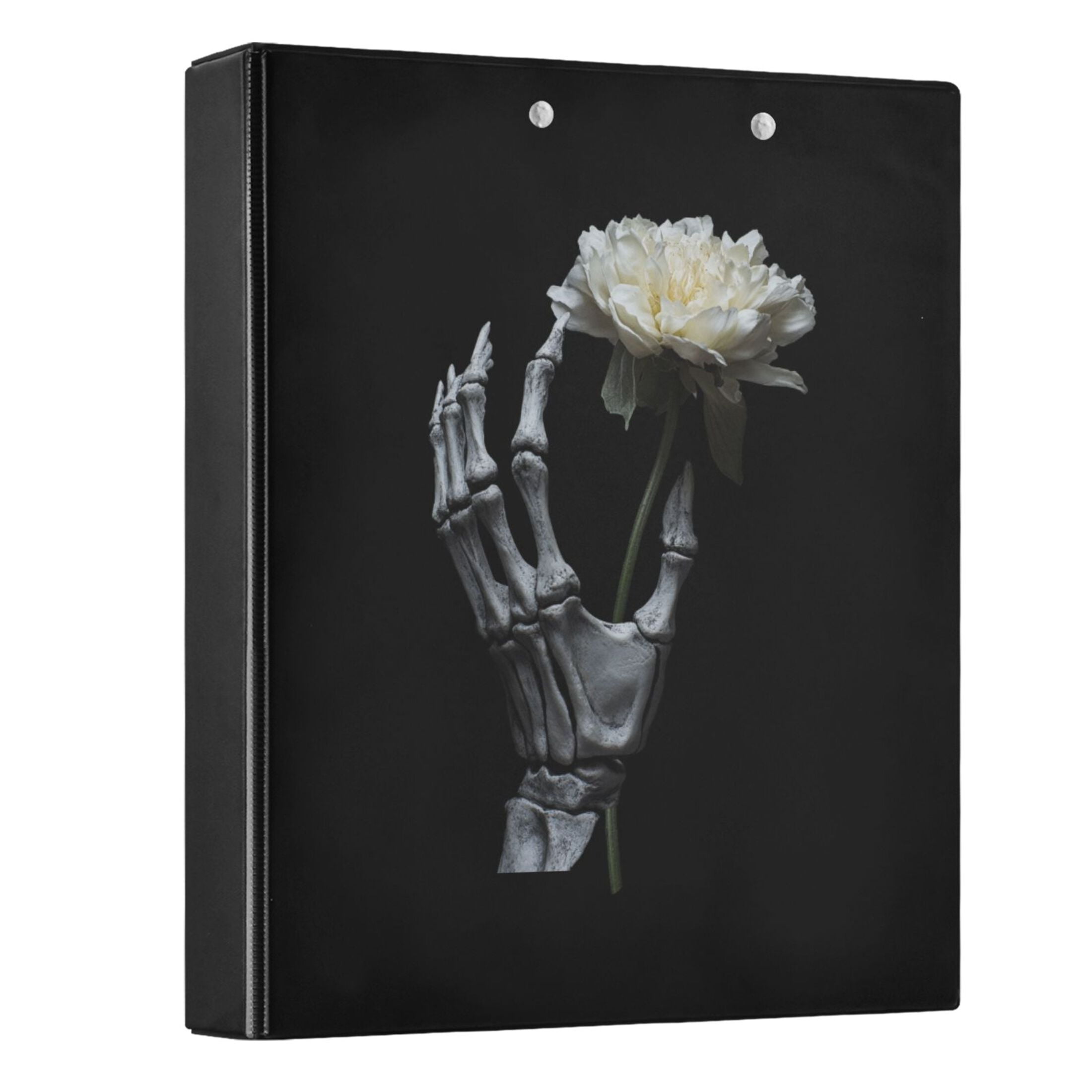 joogoo Flower on Hand Hardcover 3 Ring Binder 1.5" Round Rings Interior ...