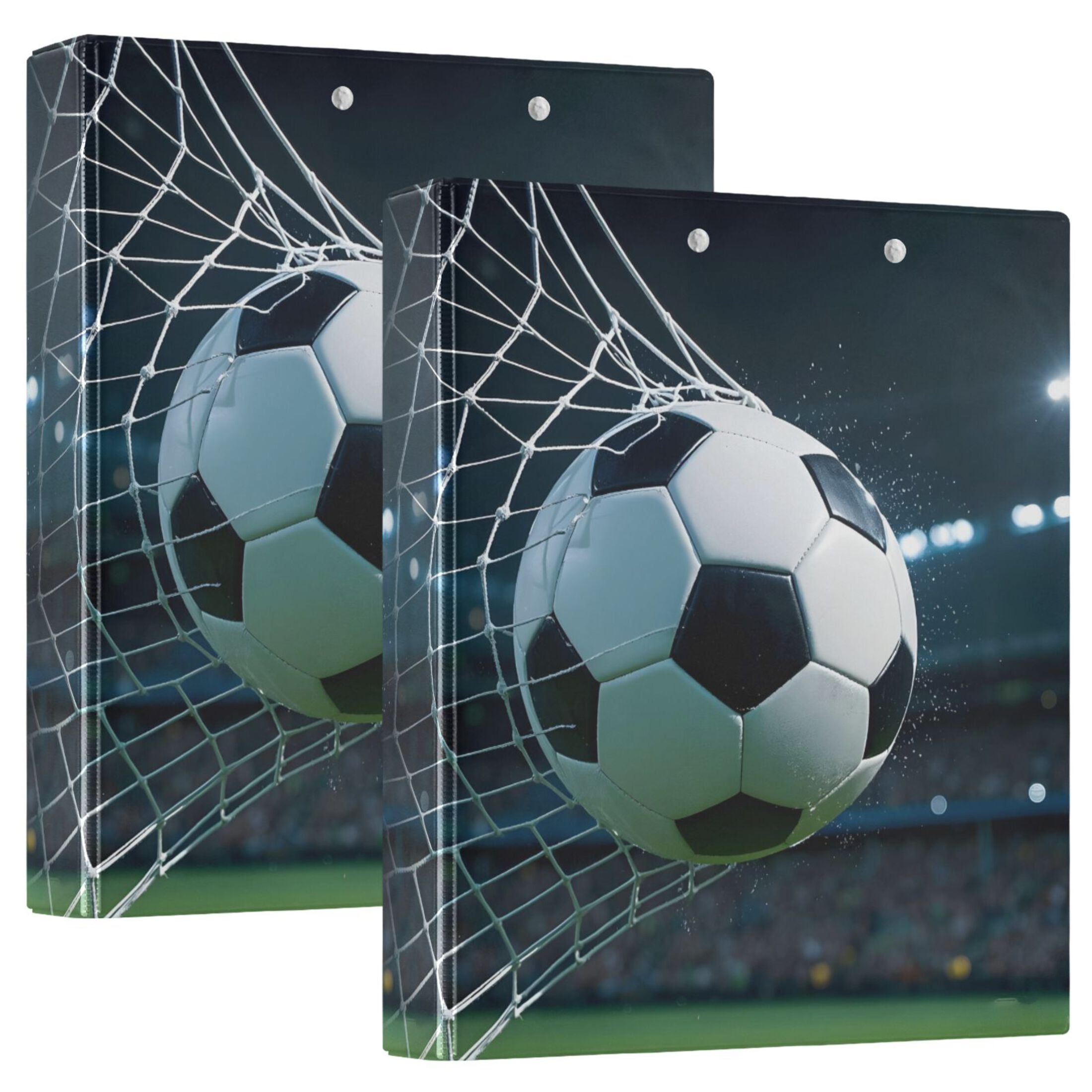 joogoo Football Field Hardcover 3 Ring Binder 1.5" Round Rings Interior ...