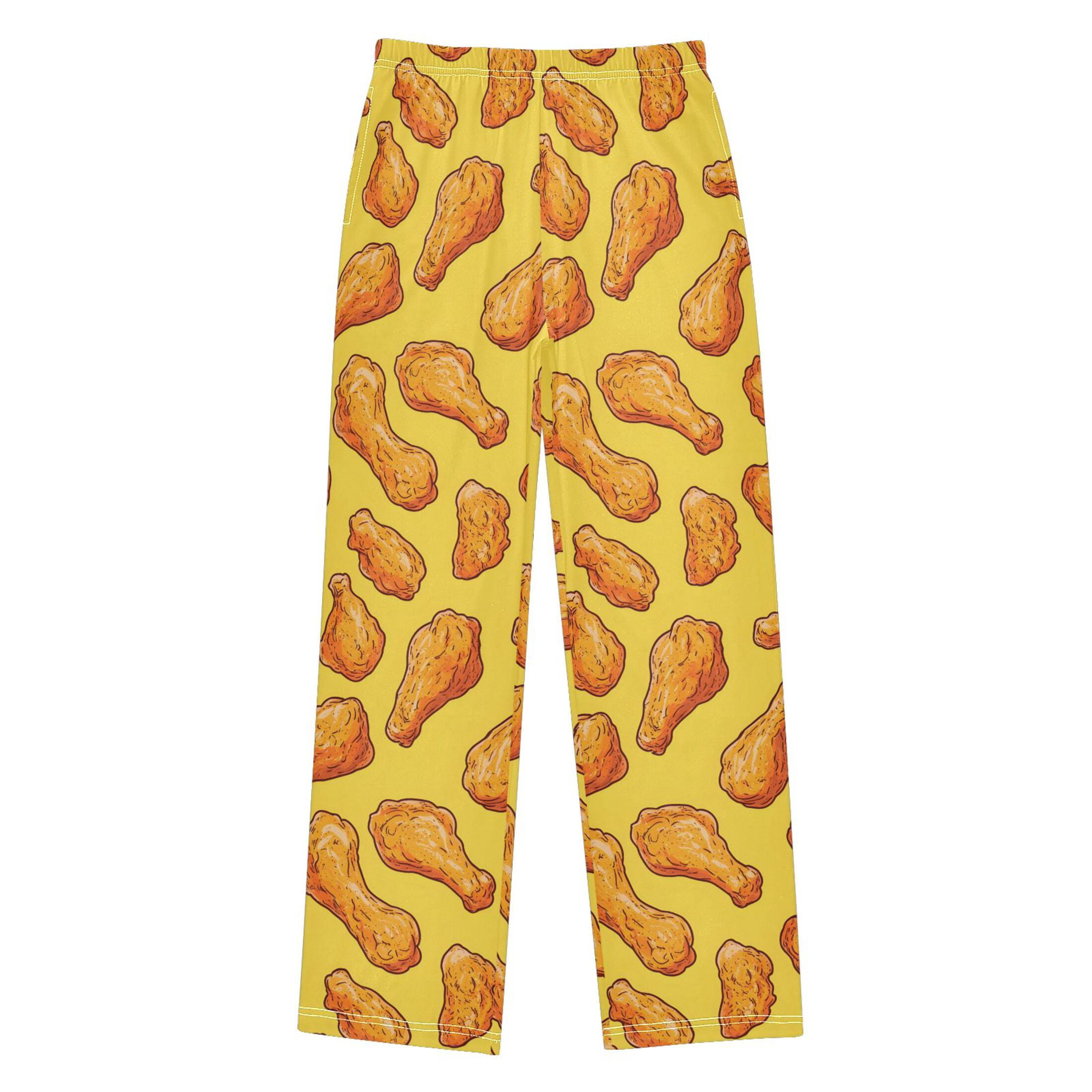 joogoo Fried Chickens Pajama Pants Pj Bottoms Sleepwear Lounge S ...