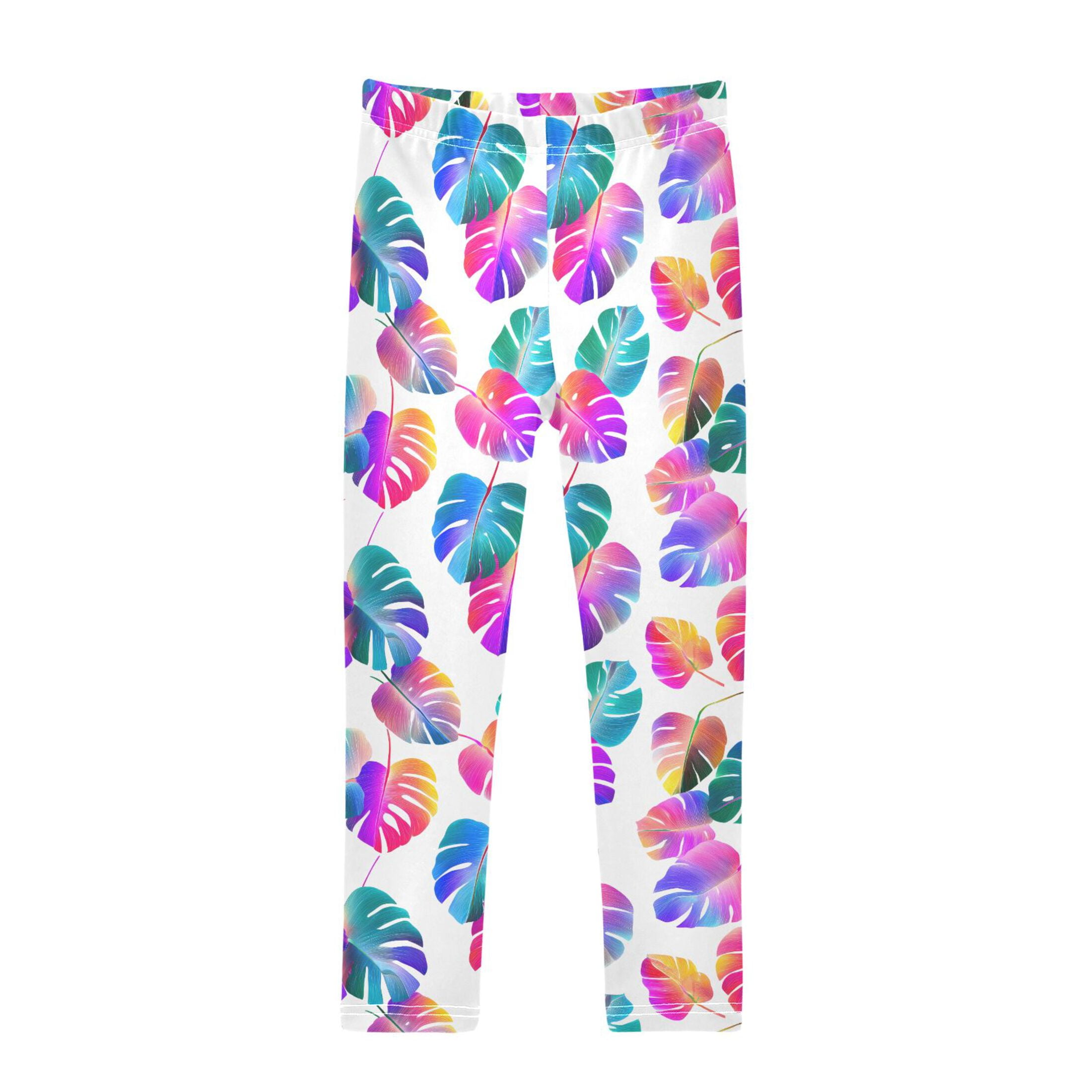 joogoo Girls' Leggings Gradient Palm Tree Yoga Pants 5T - Walmart.com