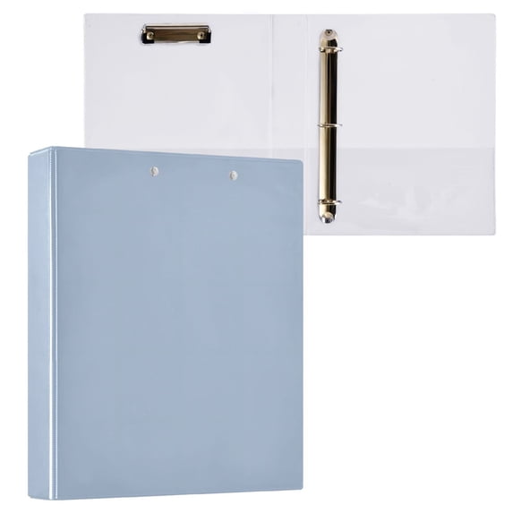 joogoo Lake Blue Hardcover 3 Ring Binder 1.5" Round Rings Interior ...