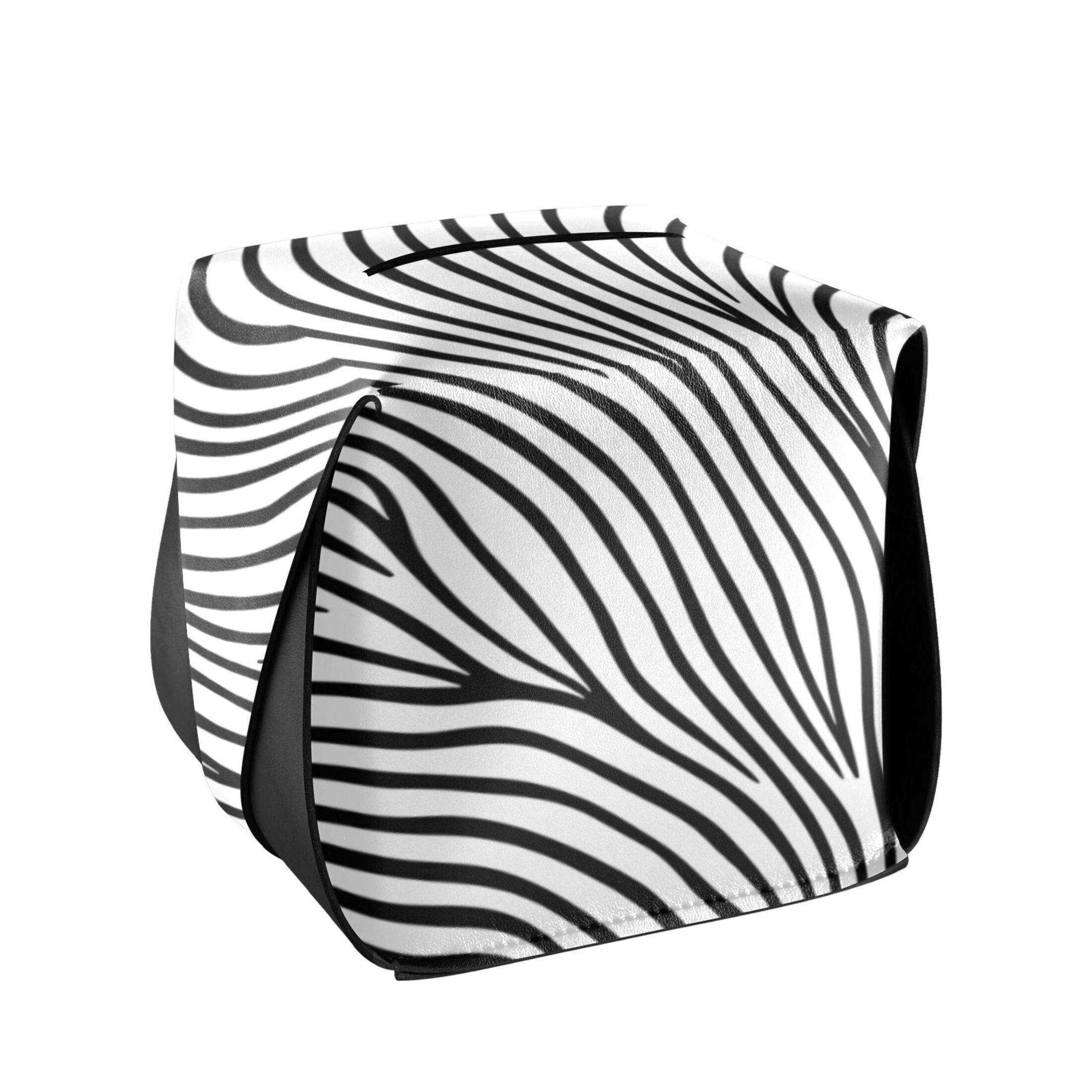 joogoo Leather Tissue Box Cover Artistic Line Facial Cube Holder Case ...