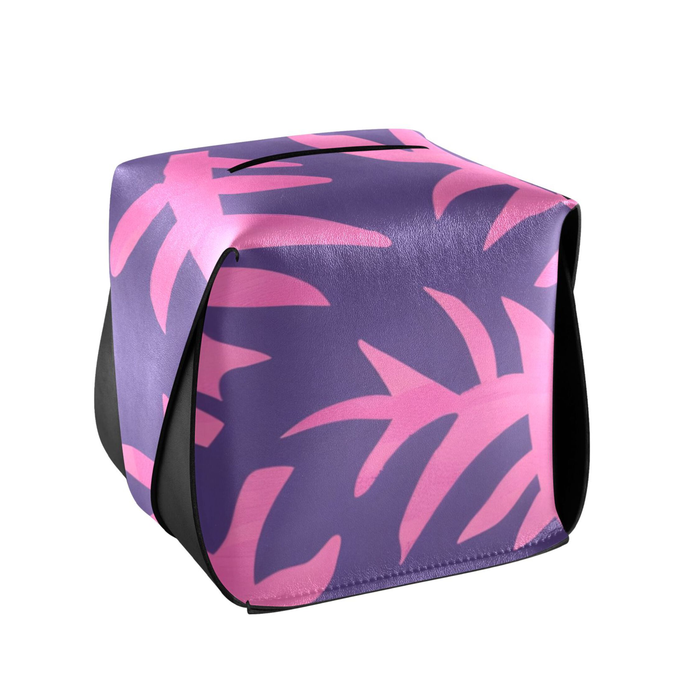 joogoo Leather Tissue Box Cover Fish Bone Facial Cube Holder Case ...
