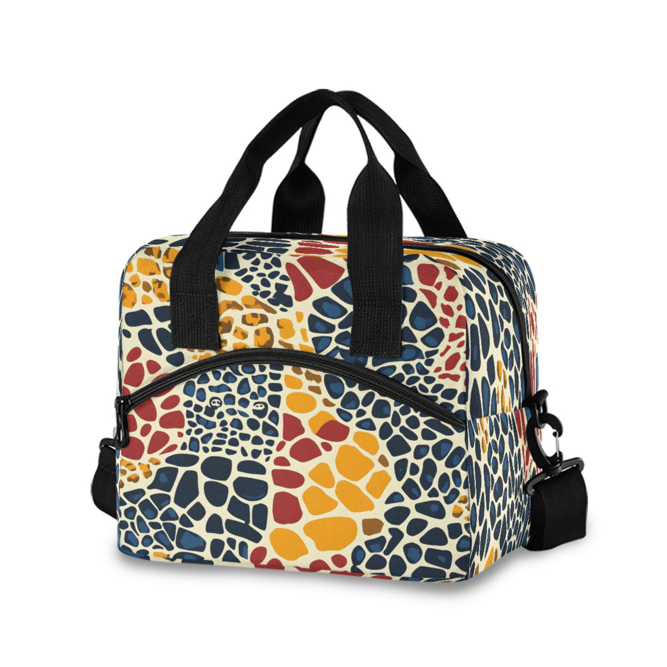 joogoo Leopard Animals Skin Insulated Lunch Bags Reusable Cooler Box ...