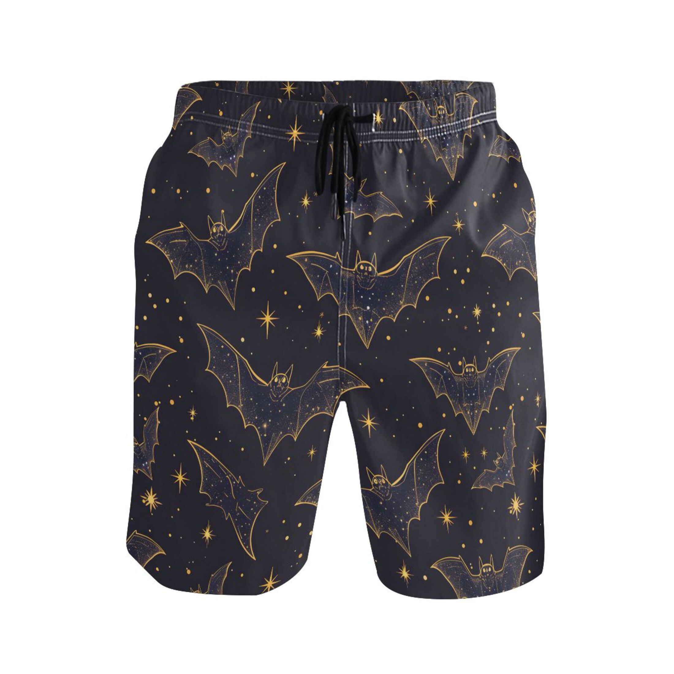 joogoo Men's Swim Trunks Bats Beach Shorts with Pockets L - Walmart.com