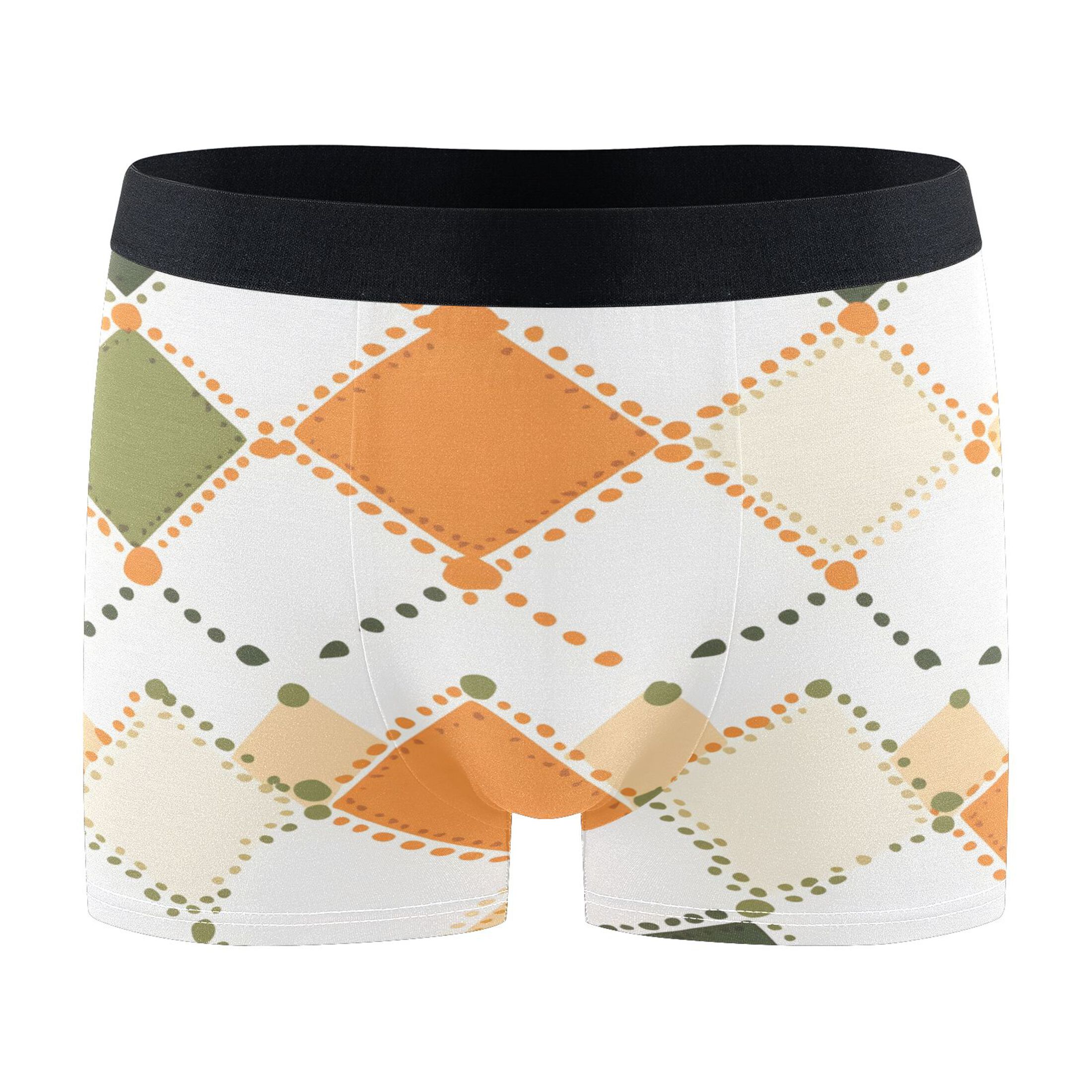 joogoo Mens Boxer Briefs Checkered Grid Pattern Soft Underwear Stretch ...