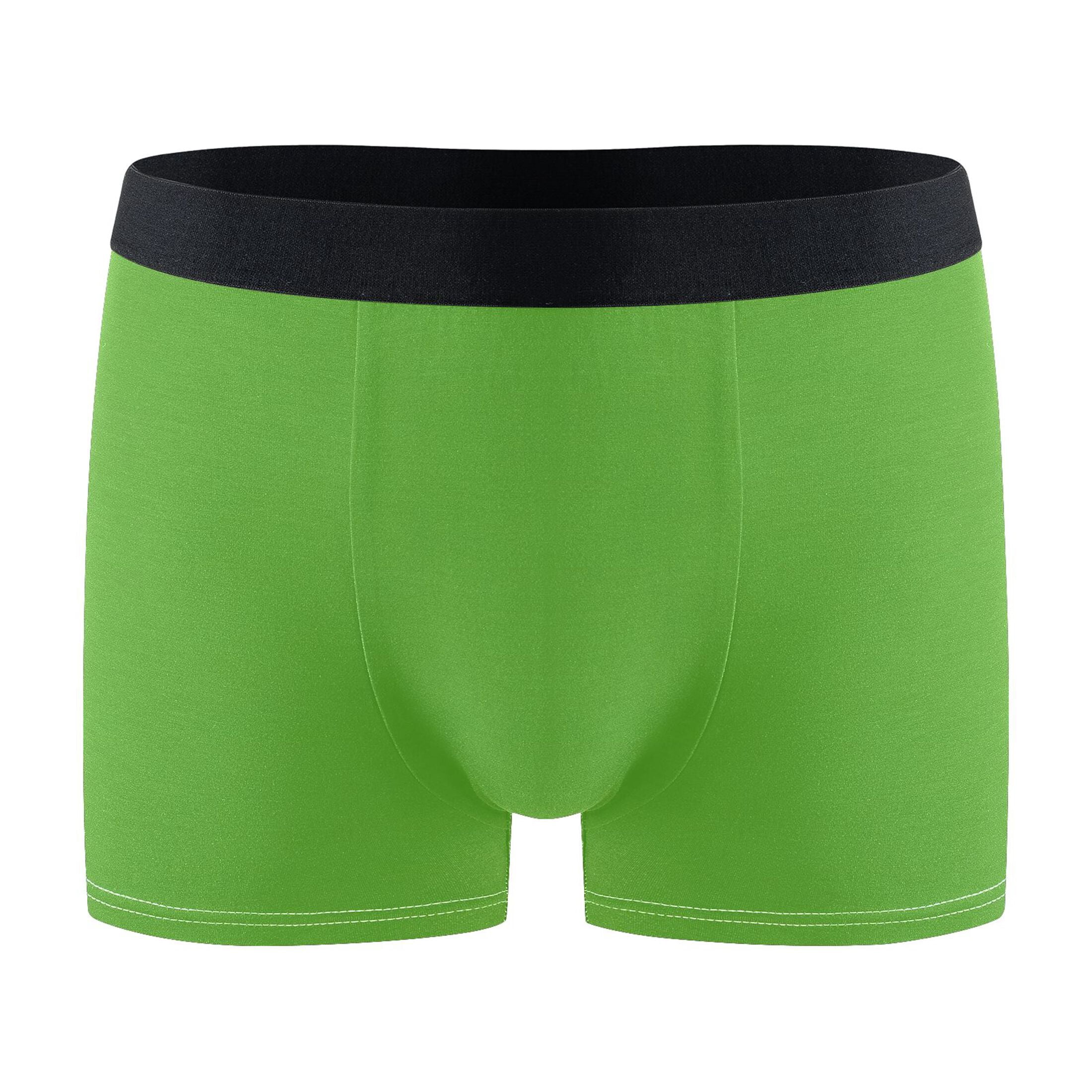 joogoo Mens Boxer Briefs Grass Green Background Soft Underwear Stretch ...