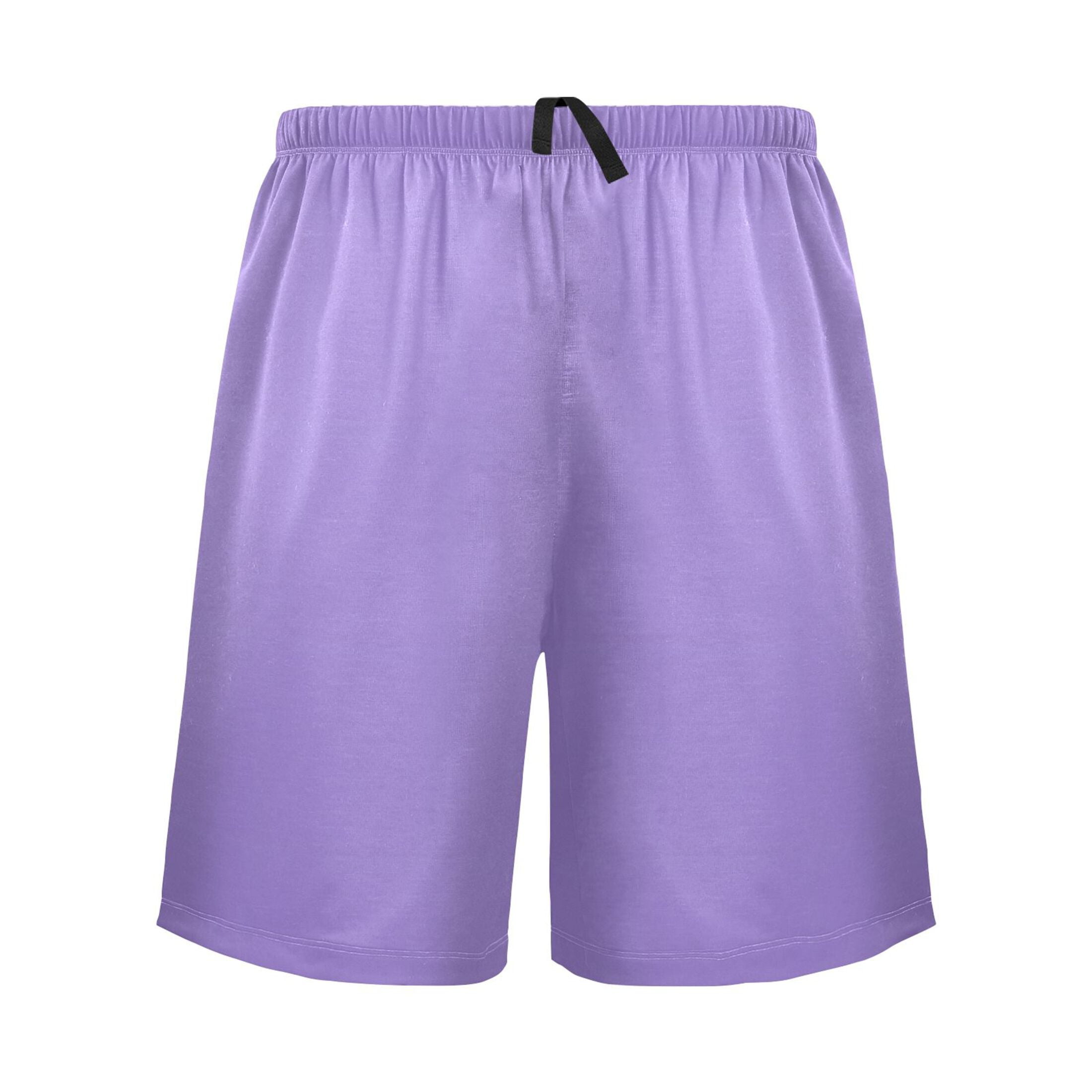joogoo Mens Swim Trunks Light Purple Beach Shorts Drawstring Elastic ...