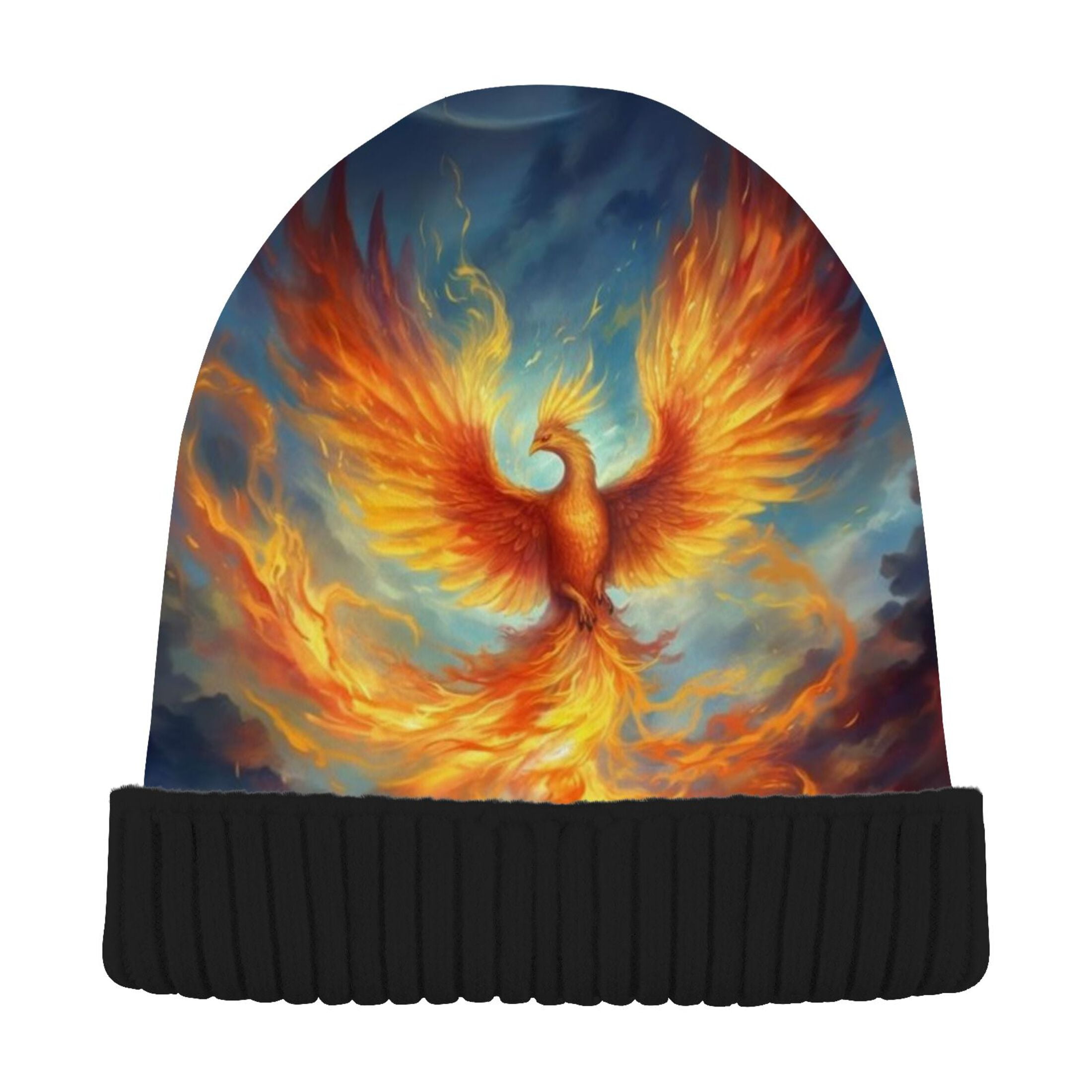 joogoo Phoenix Cool Beanie Hats Men Women Cuffed Skull Cap Winter Warm ...