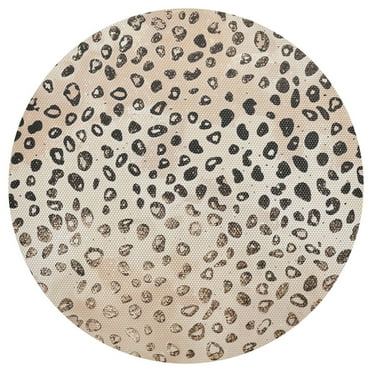 6Pcs Round Placemats for Dining Table, 15 Inch Paper Woven Decorative ...