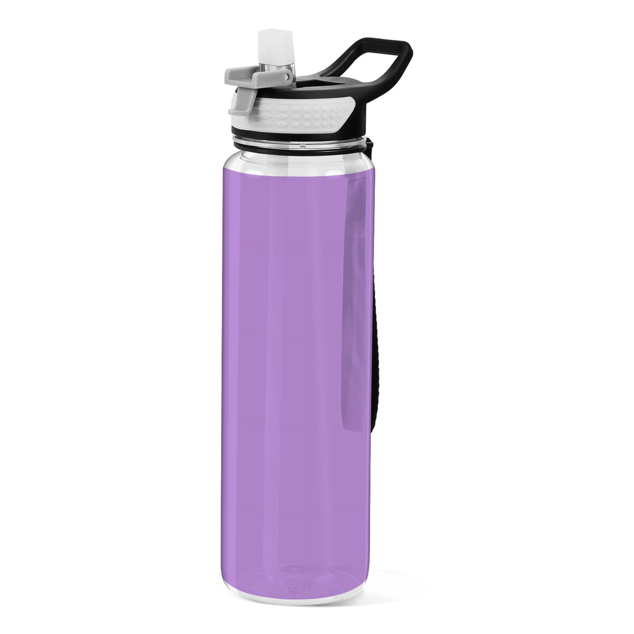 joogoo Purple Background Water Bottles with Straw Tritan Leakproof Sports Bottle BPA Free 32oz ...