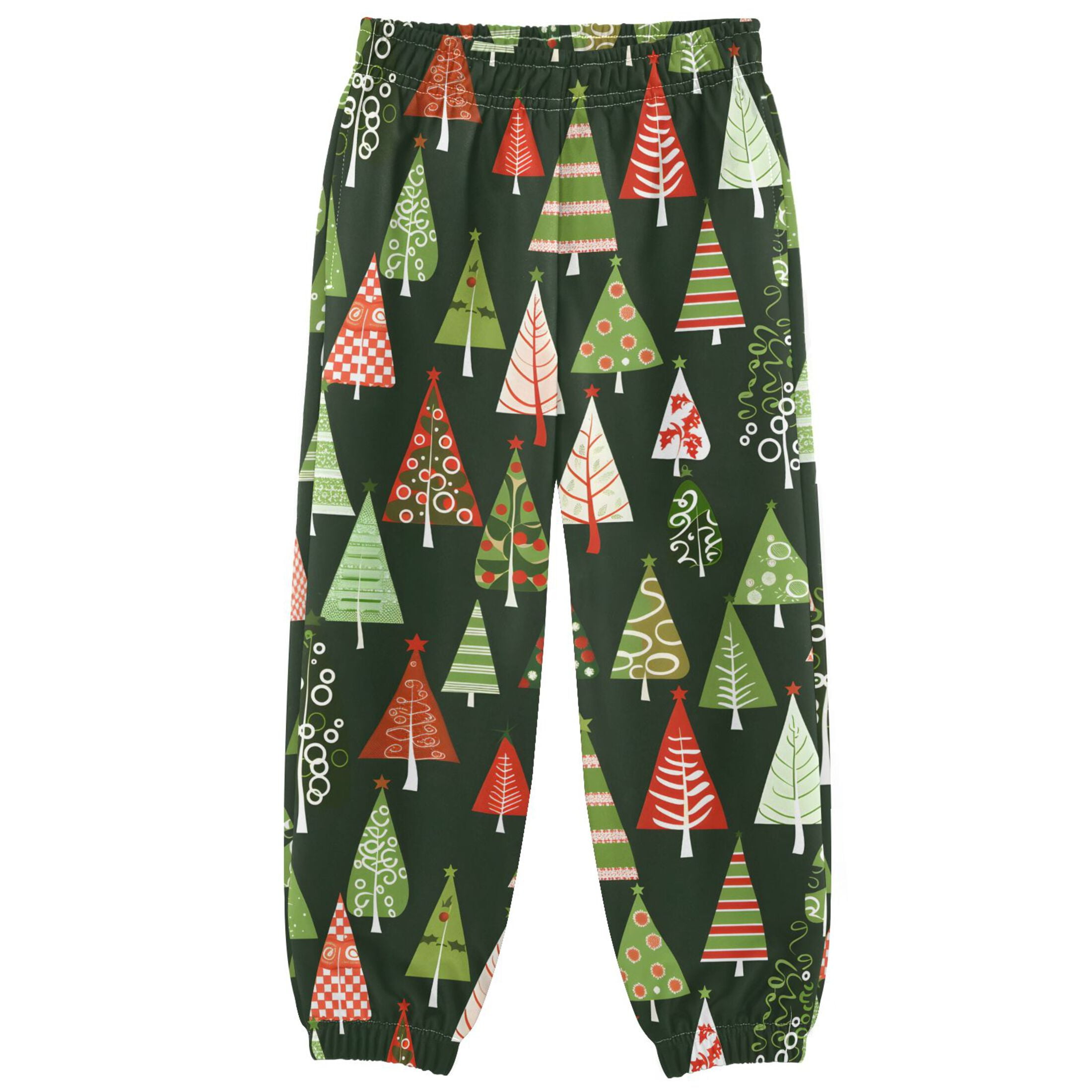 joogoo Retro Christmas Trees Boys' Sweatpants Jogger Pants 9-10Y ...