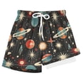 joogoo Retro Space Planets Rockets Boys Swim Trunks Beach Swimsuit ...