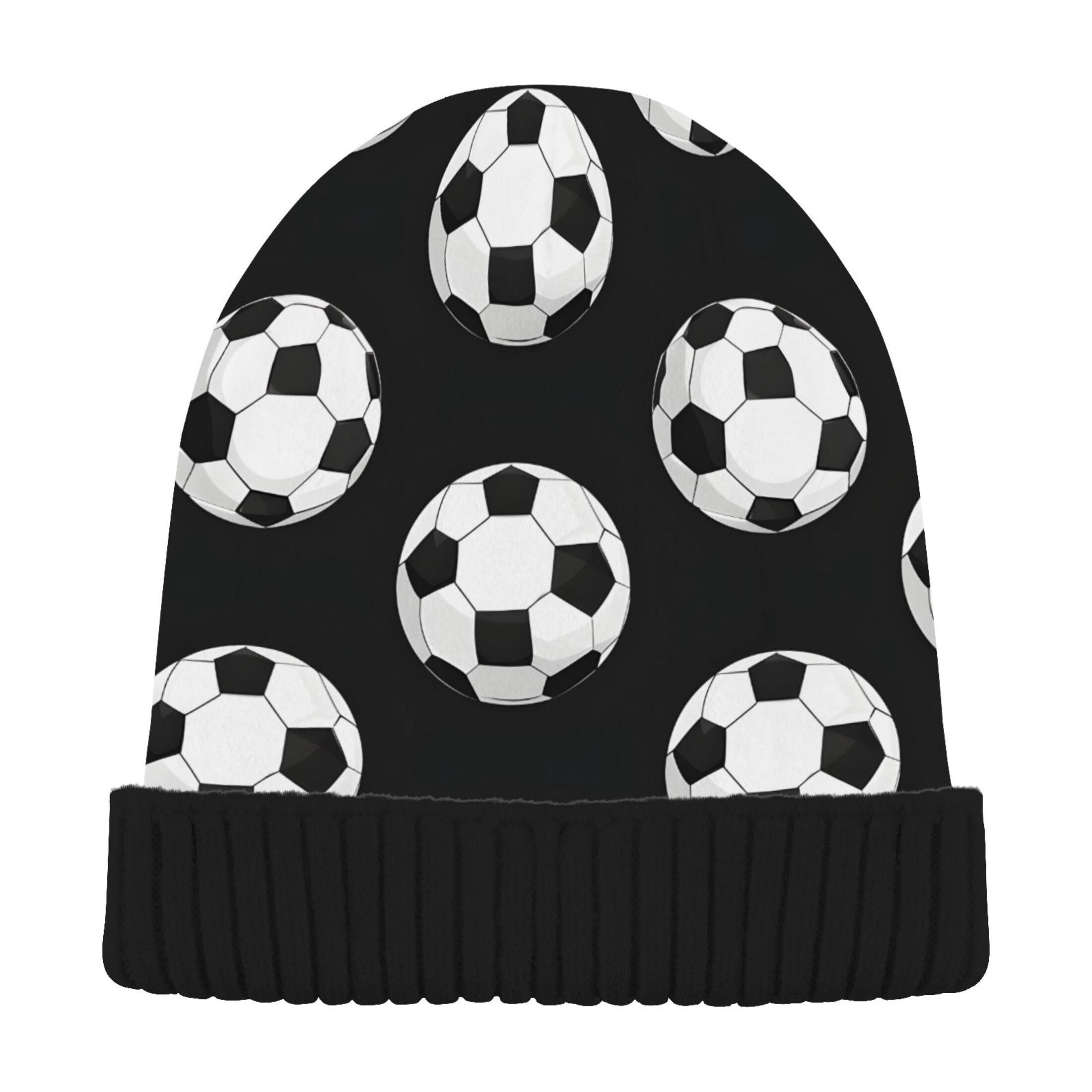 joogoo Soccer Balls Football-z2 Beanie Hats Cuffed Winter Warm Knit ...