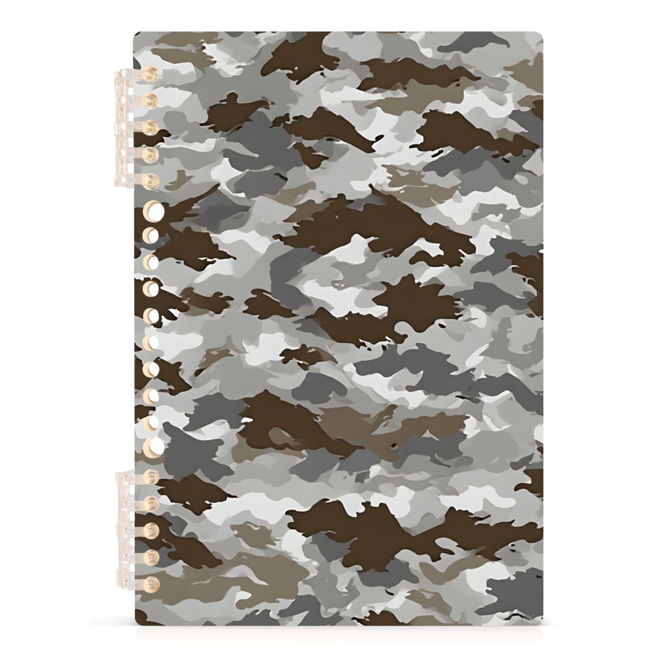 joogoo Spiral Journal Notebook Camouflage Brown College Ruled Notebooks ...