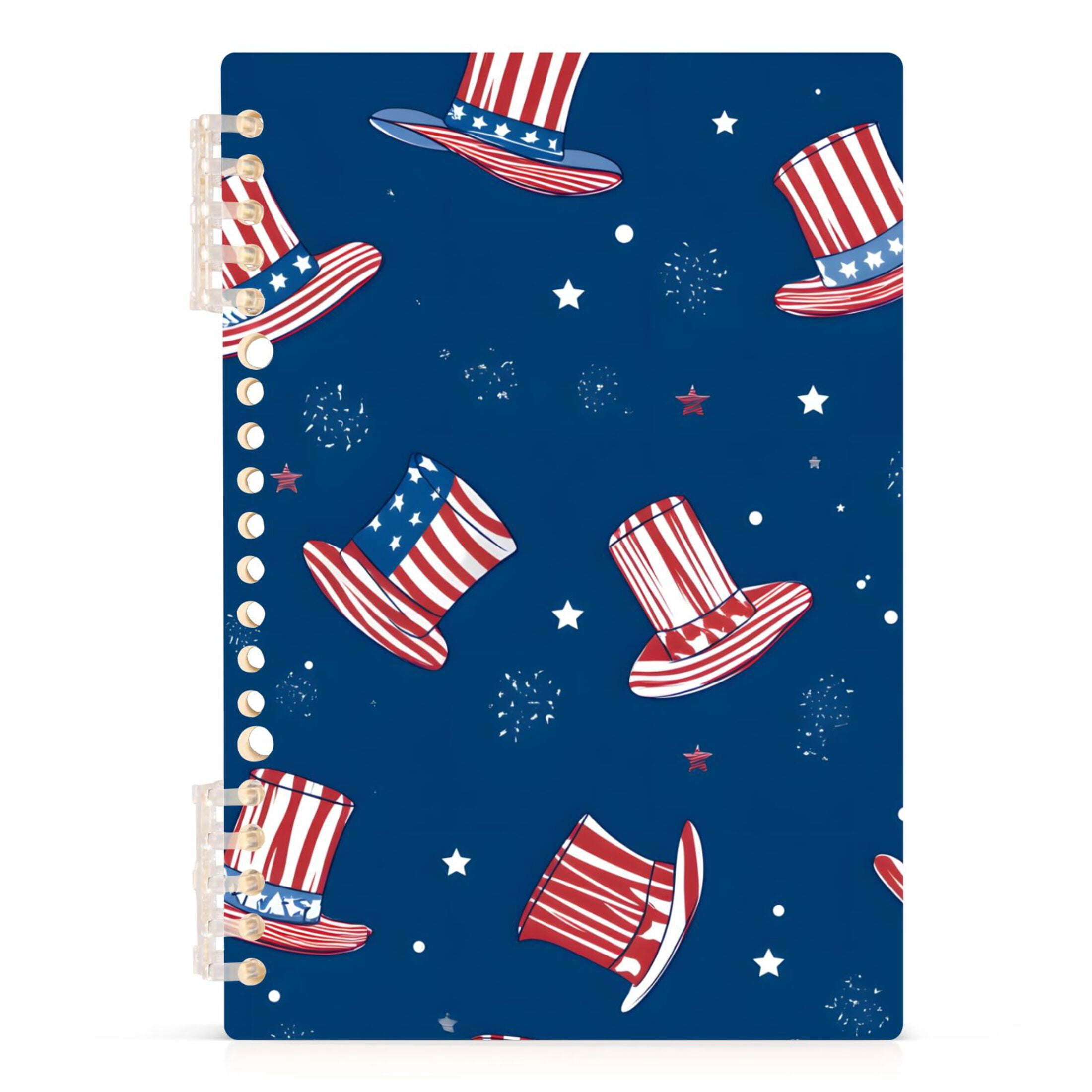 joogoo Spiral Journal Notebook Cartoon Flags Hat College Ruled ...