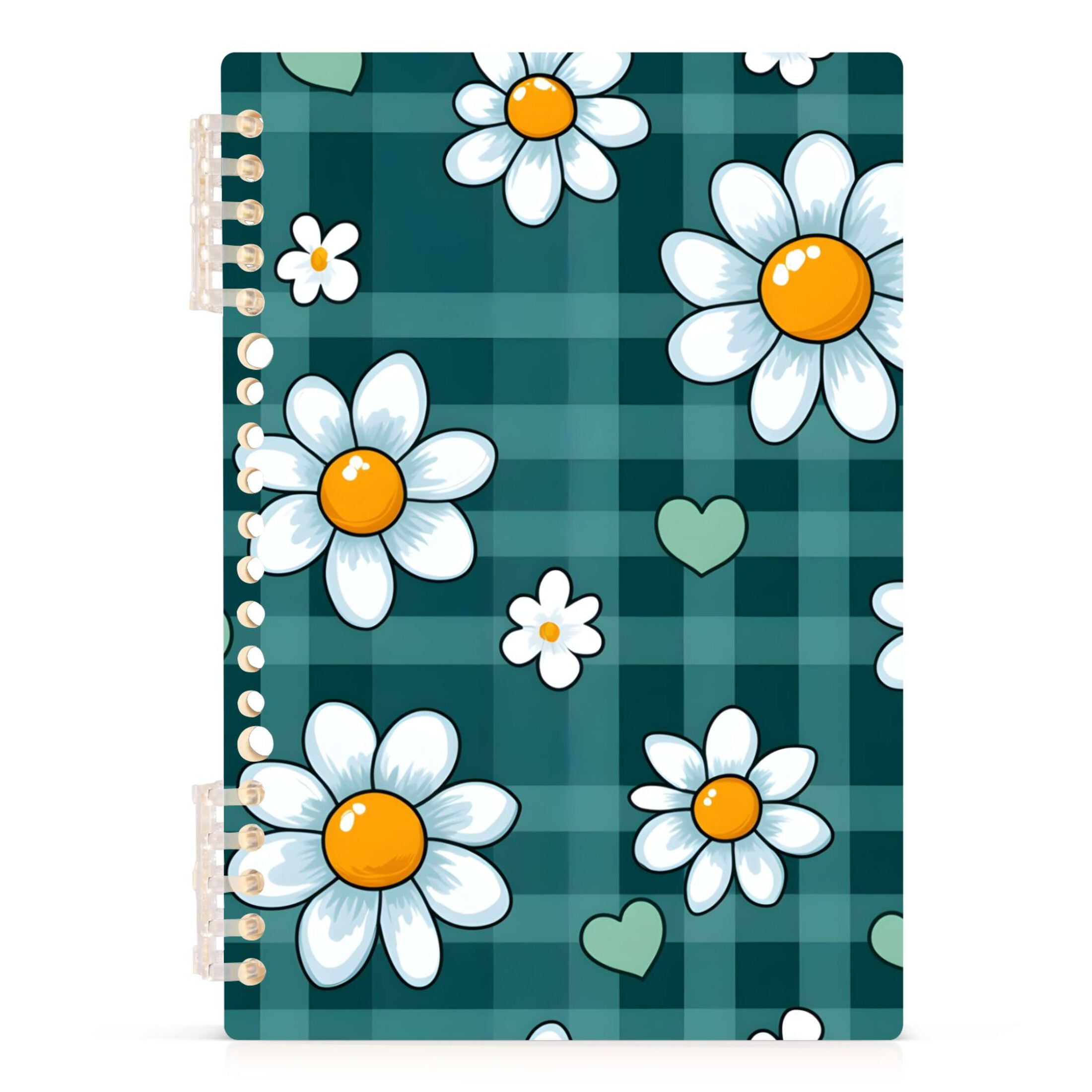 joogoo Spiral Journal Notebook Cute Daisy Flower College Ruled ...