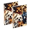 joogoo Spiral Journal Notebook Cartoon Doodle Dogs College Ruled ...