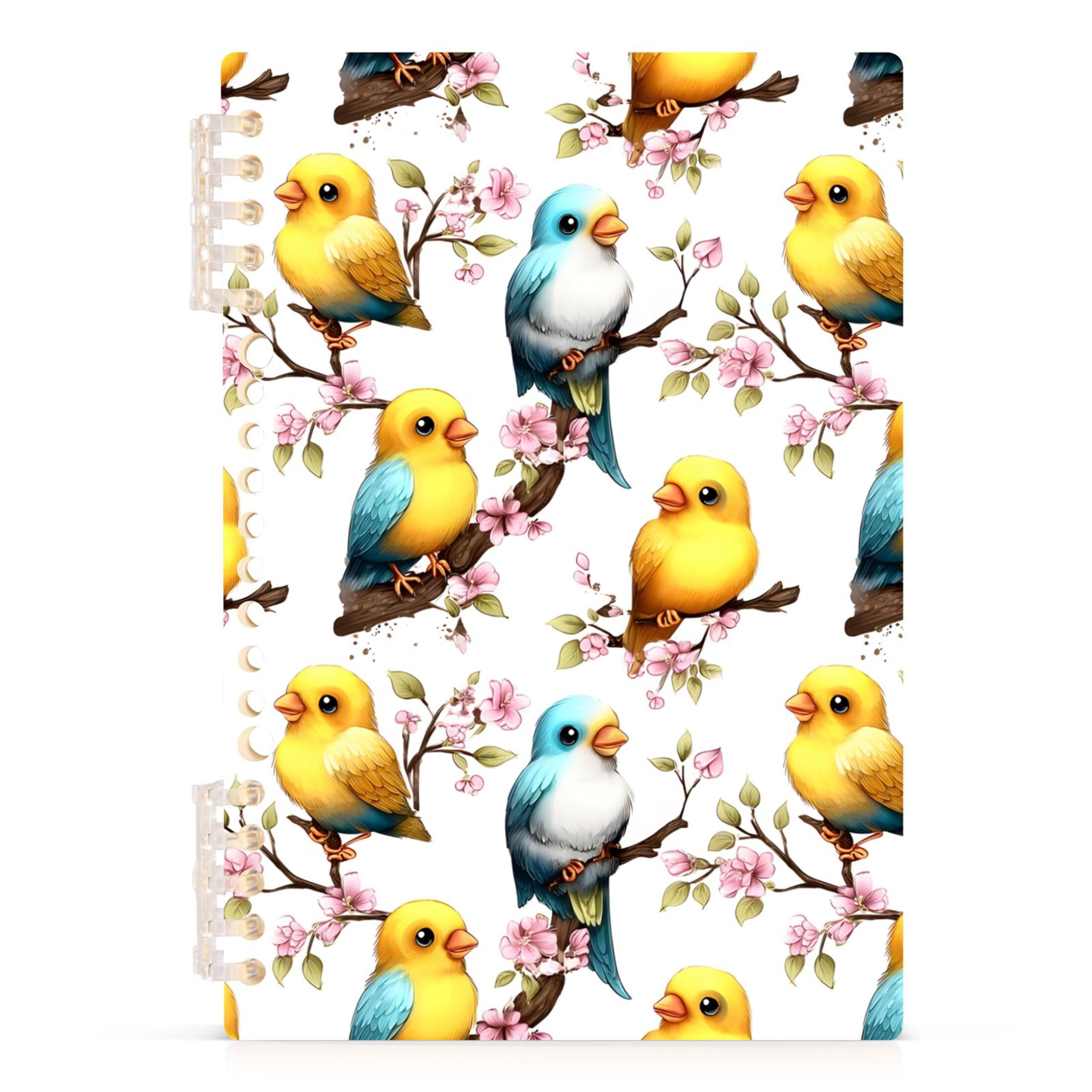joogoo Spiral Journal Notebook Cute Parrot Birds College Ruled ...