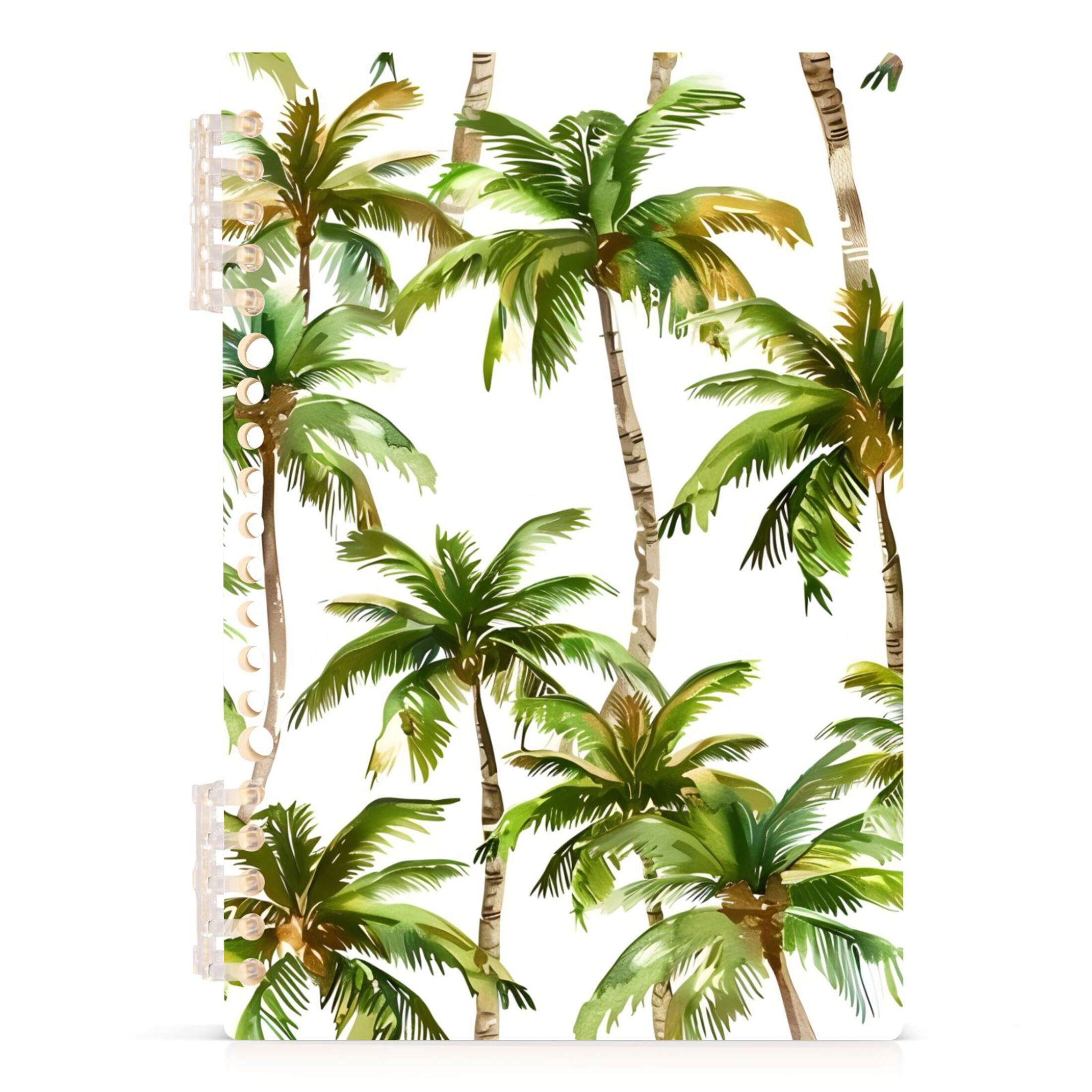 joogoo Spiral Journal Notebook Palm Trees Summer College Ruled ...