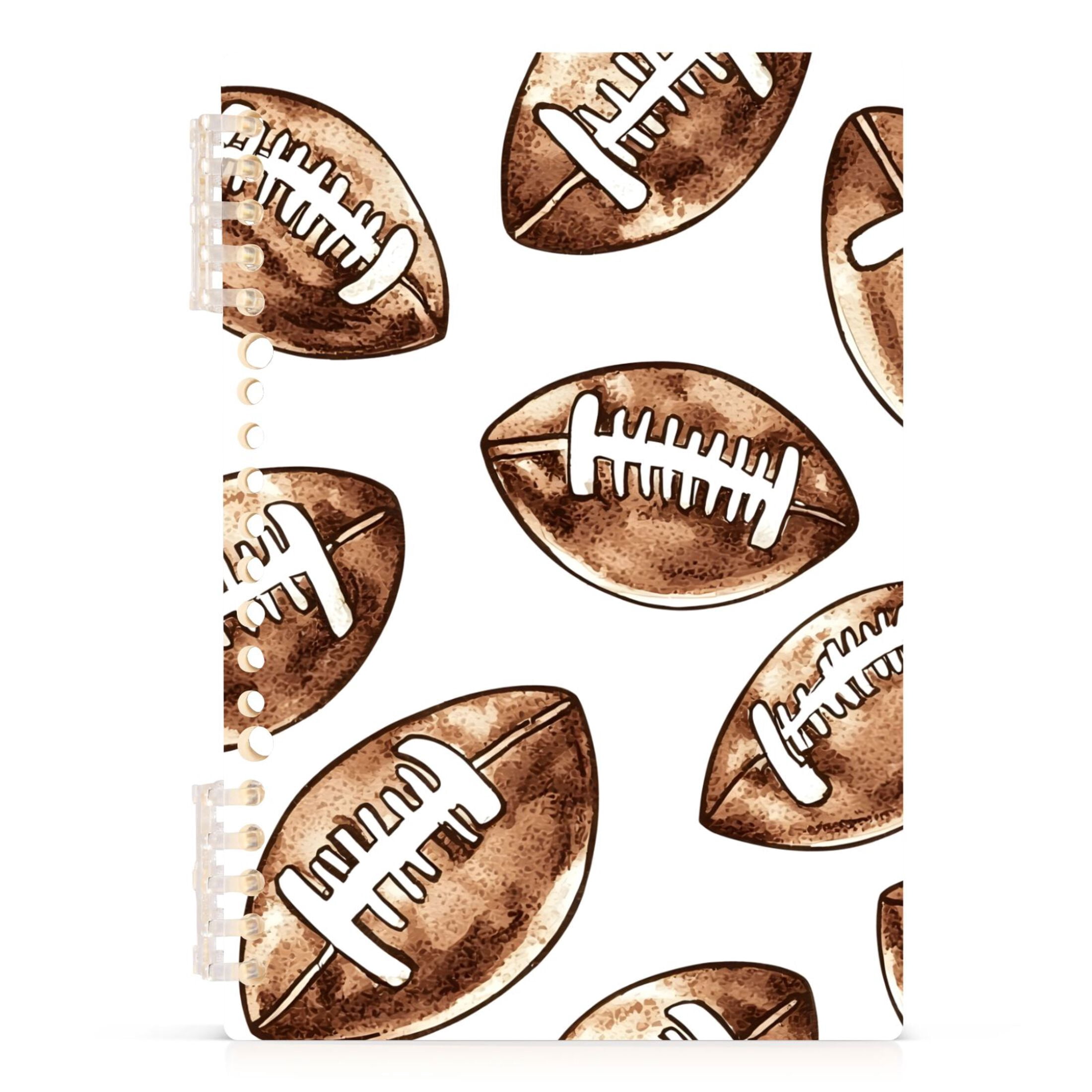 joogoo Spiral Journal Notebook Retro Football College Ruled Notebooks 8 ...