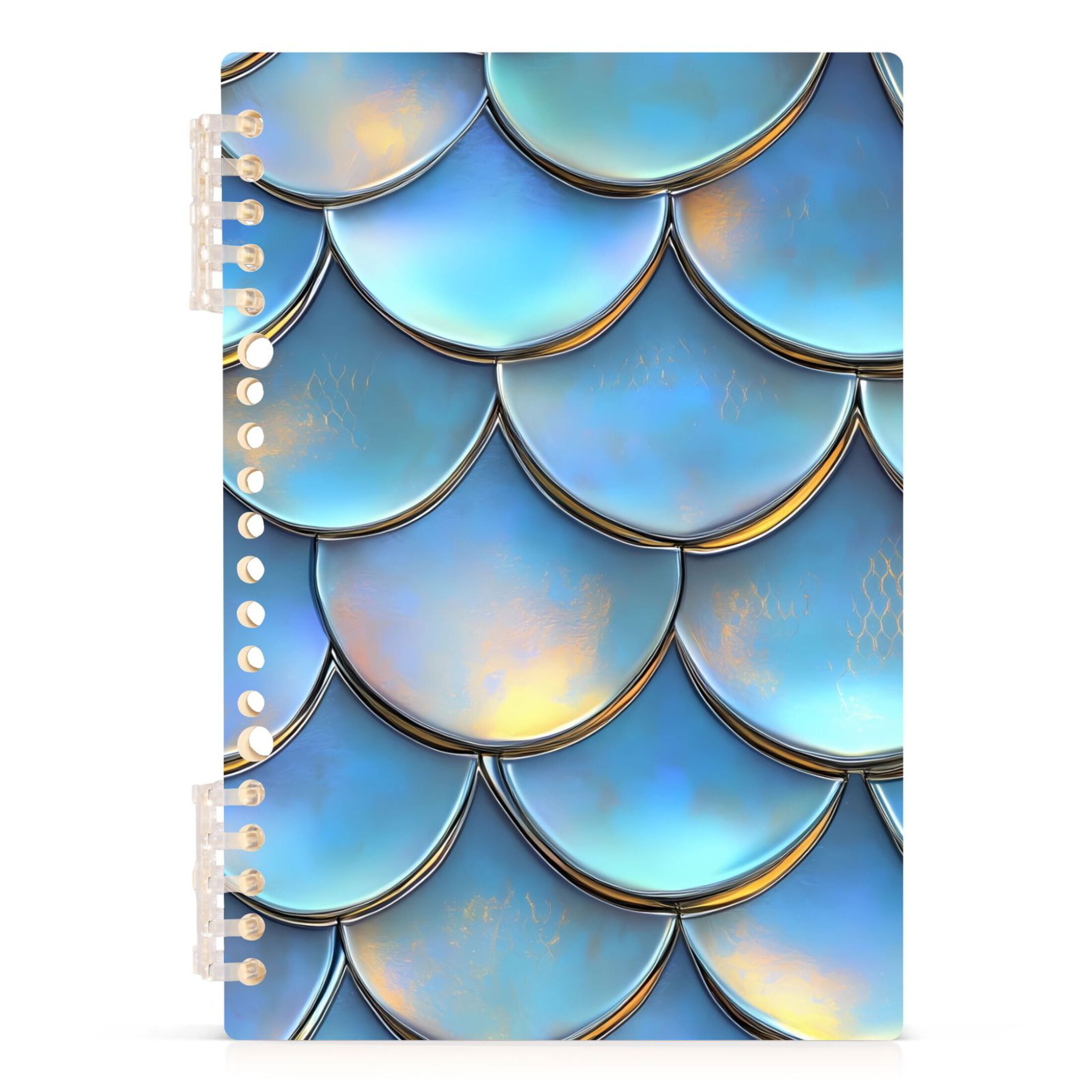 joogoo Spiral Journal Notebook Scale Blue College Ruled Notebooks 8.3 ...