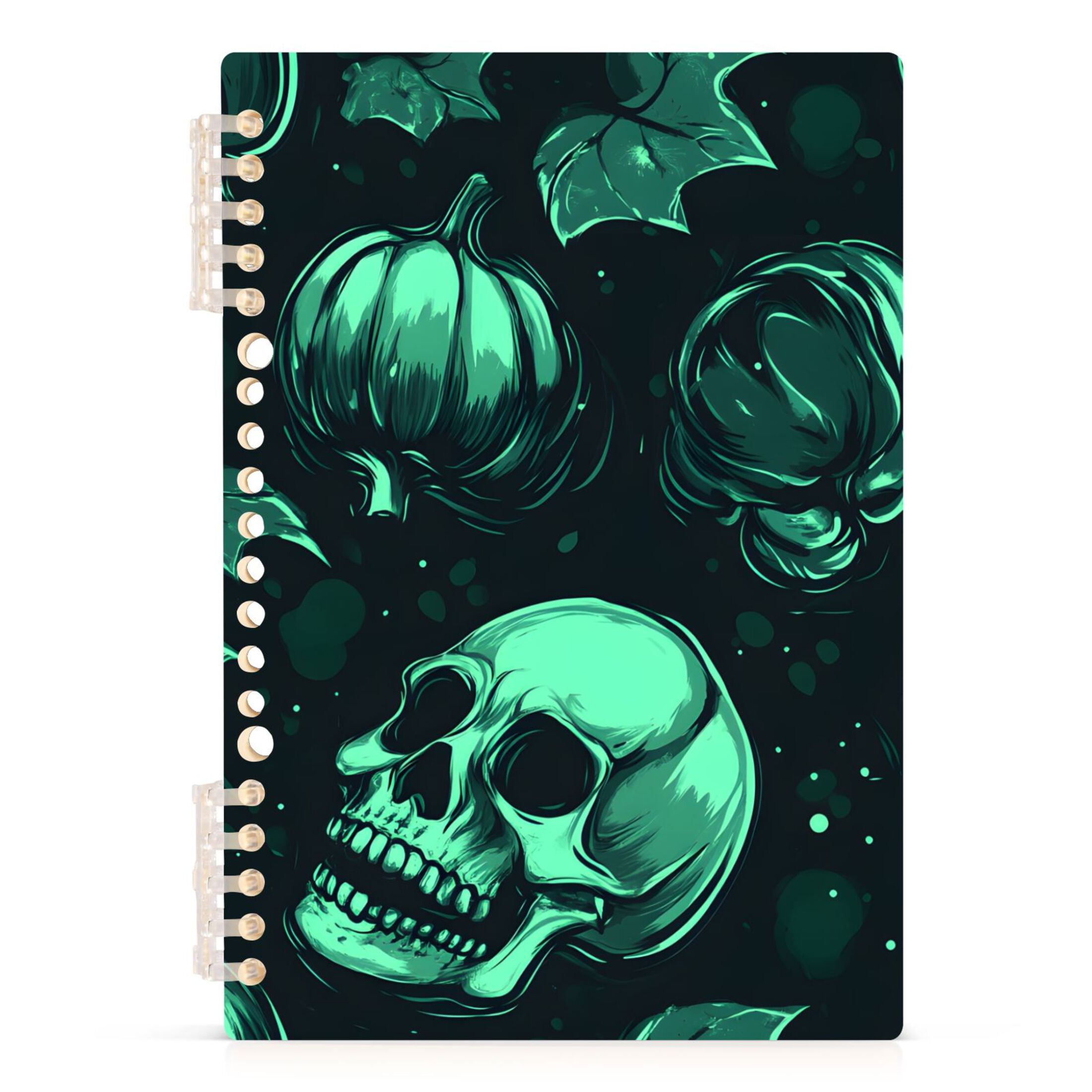 joogoo Spiral Journal Notebook Skull Skeletons College Ruled Notebooks ...