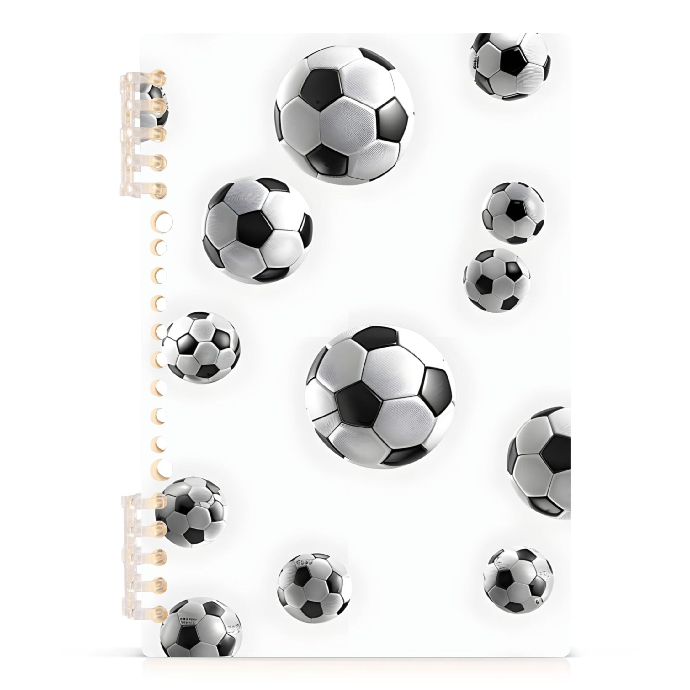 joogoo Spiral Journal Notebook Soccer Football College Ruled Notebooks ...
