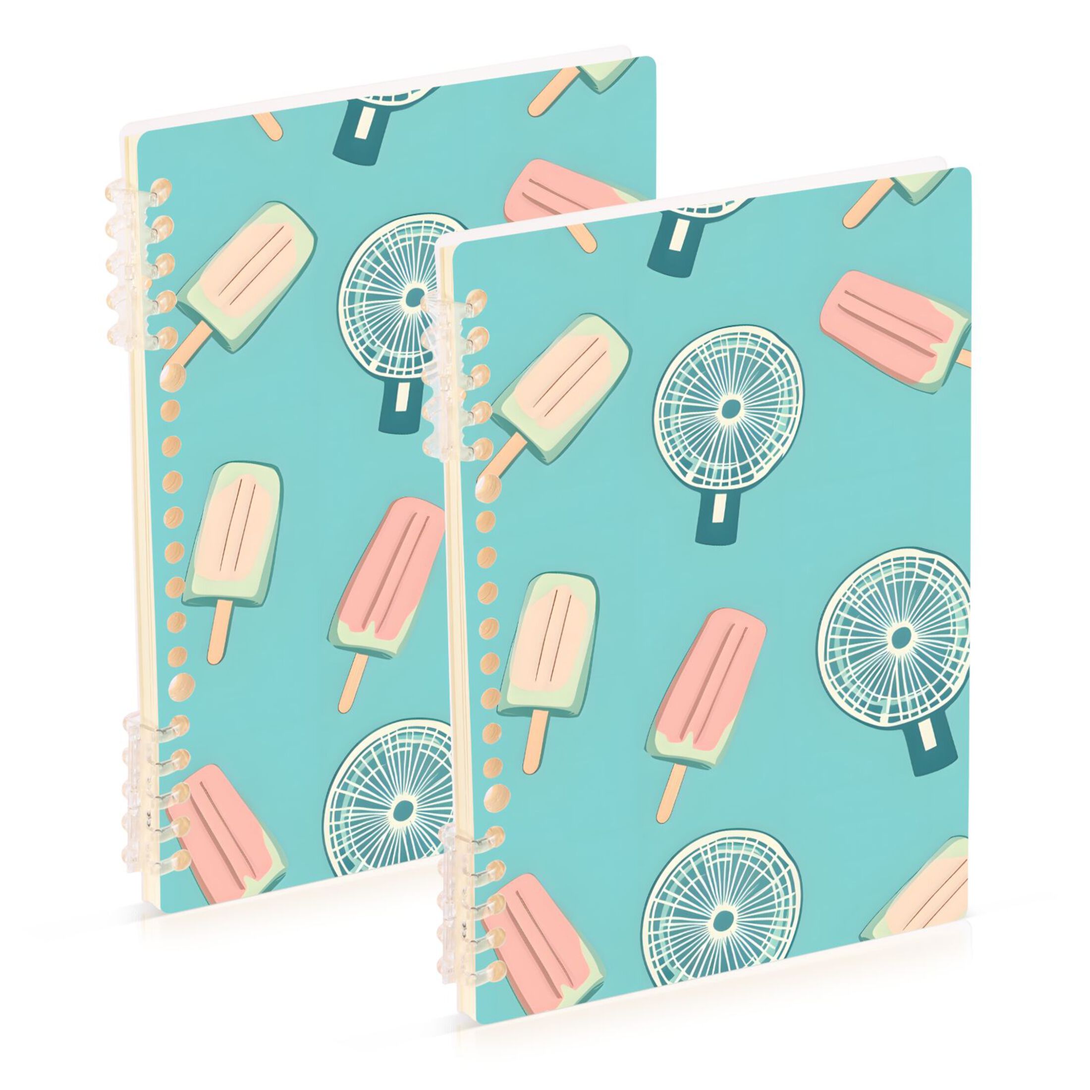 joogoo Spiral Journal Notebook Summer Ice Cream College Ruled Notebooks ...