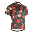 joogoo Summer Tulip Flowers Men's Cycling Jerseys Mountain Bike Short ...