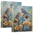 joogoo Two Bird on House Hardcover 3 Ring Binder 1.5" Round Rings ...